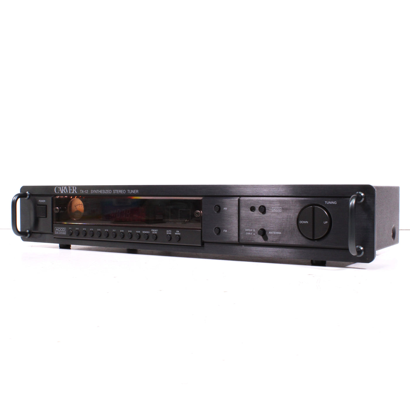 Carver TX-12 High-Quality Synthesized Stereo Tuner ACCD w/ Rack Mount ...