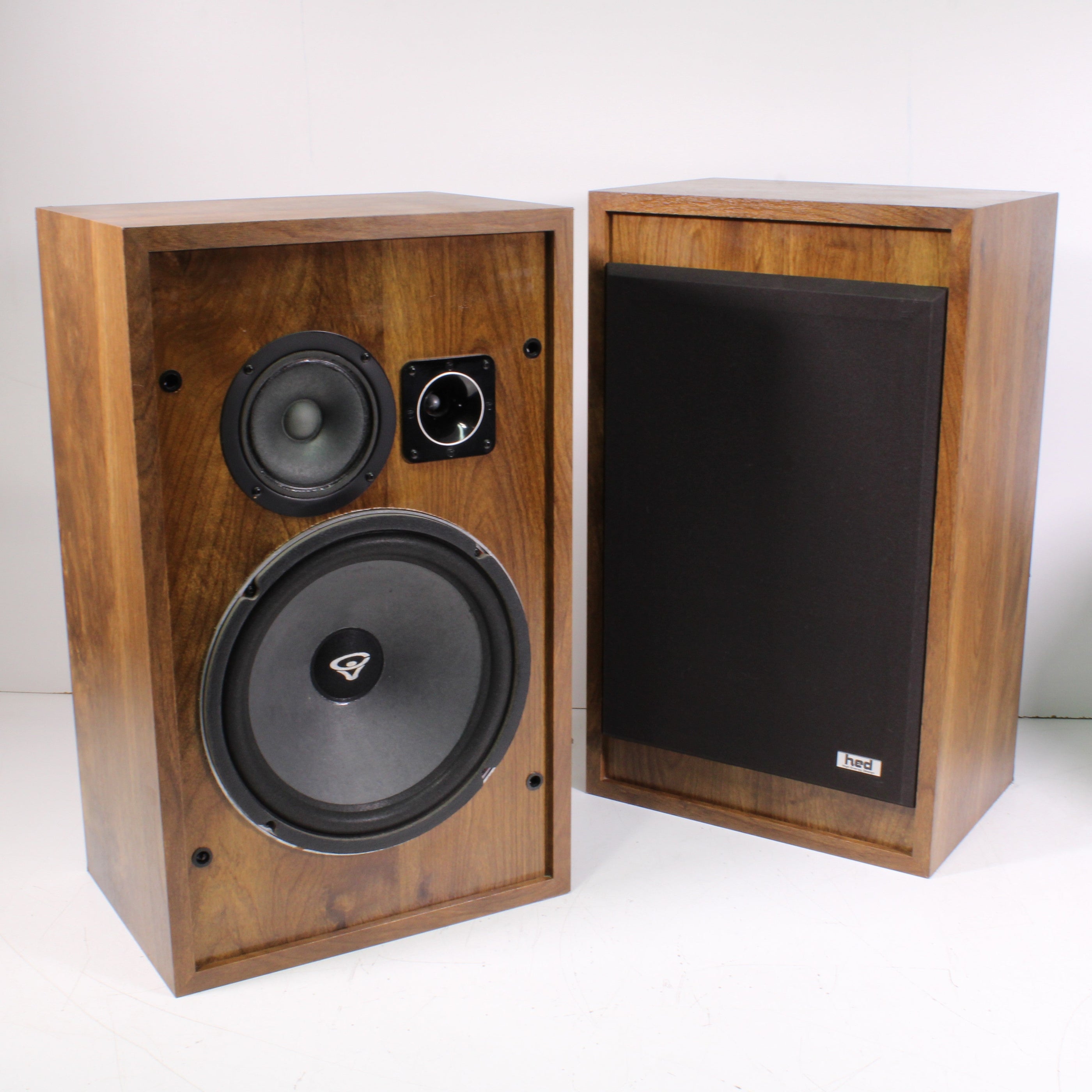 Cerwin Vega CV-3000 HED CH203 3-Way Speaker Pair Brand New Foam Surrou — SpenCertified