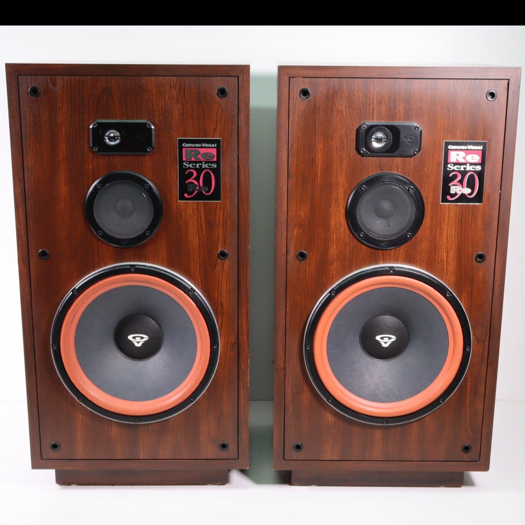Cerwin-Vega! RE-30 Re Series Floorstanding Speaker Pair (NO TWEETER SO ...