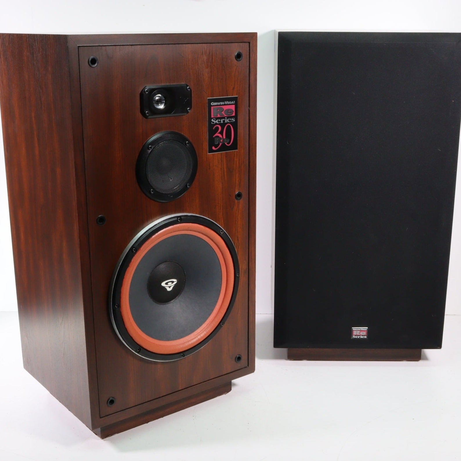 Cerwin-Vega! RE-30 Re Series Floorstanding Speaker Pair (NO TWEETER SO ...
