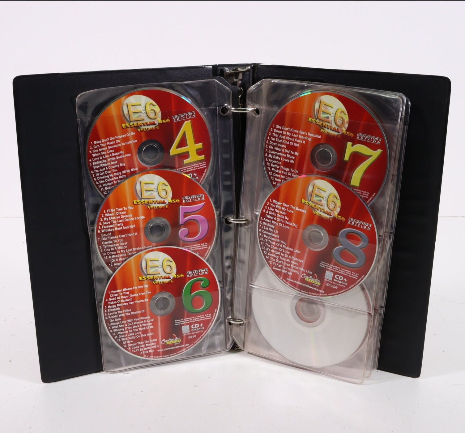 Chartbuster Essential 450 Collection Vol. 6 CD+G Pack of Karaoke Songs — SpenCertified