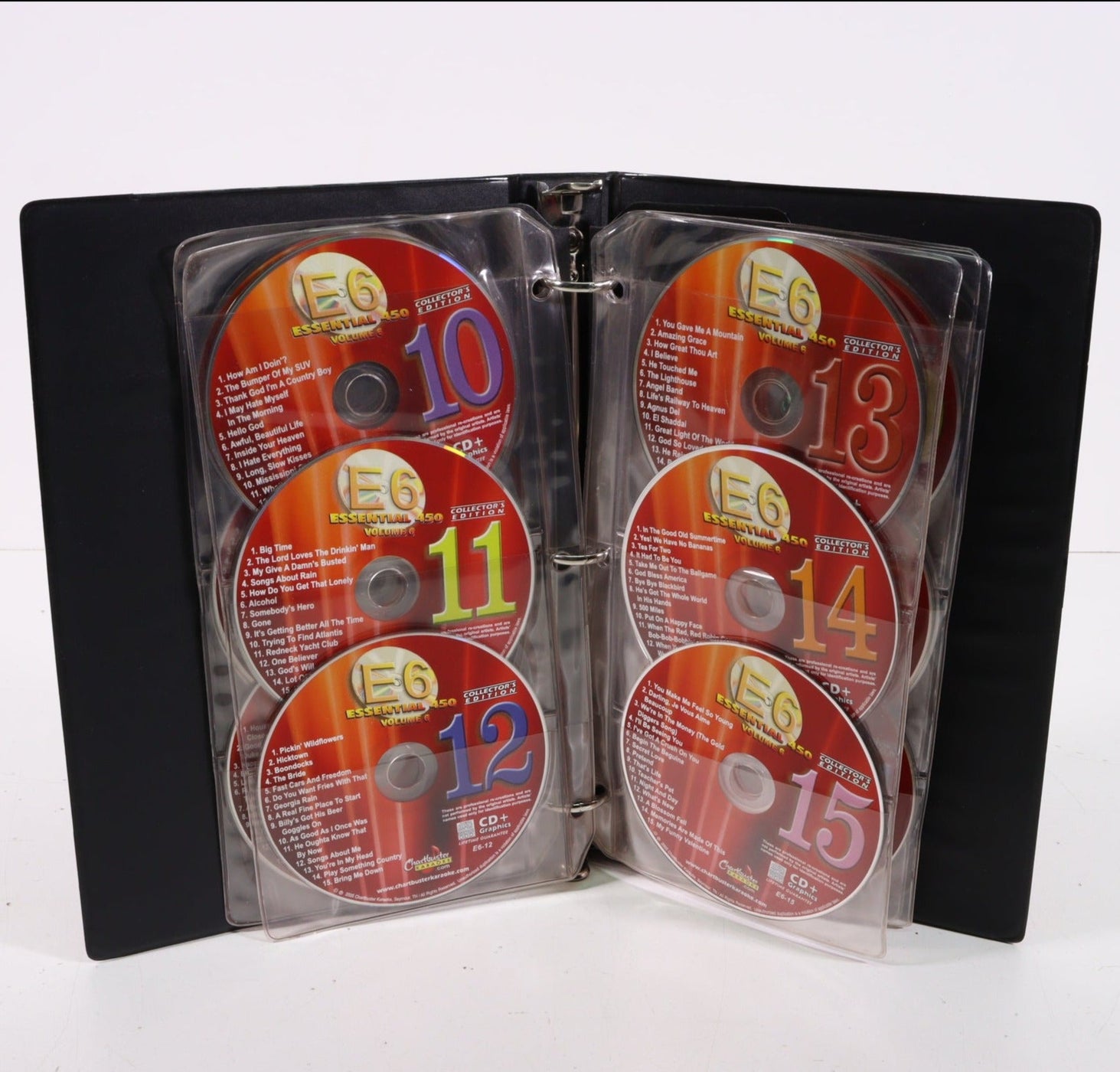 Chartbuster Essential 450 Collection Vol. 6 CD+G Pack of Karaoke Songs ...