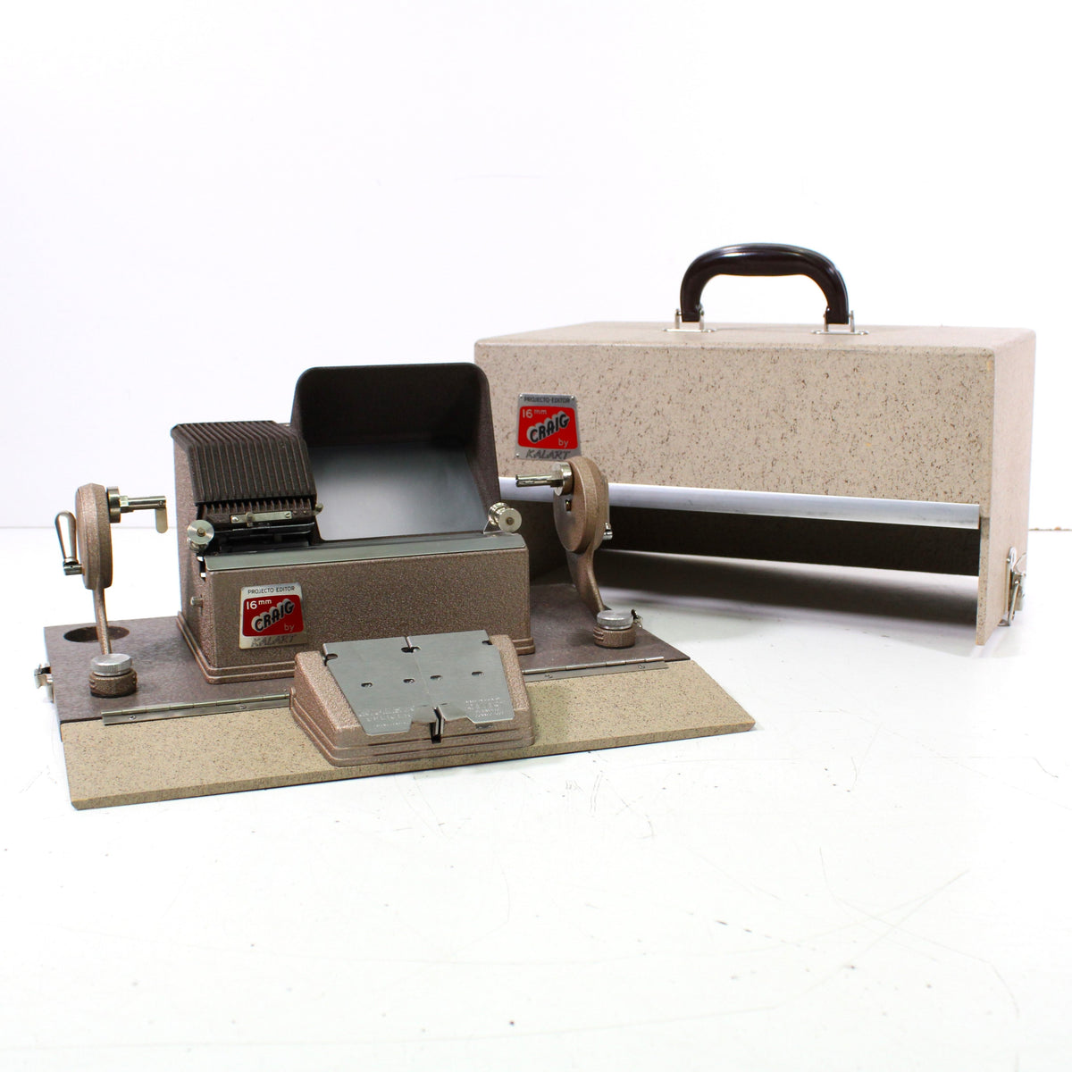 Craig Projecto-Editor KE-16 Vintage 16mm Tape Splicer in Case RARE (19 ...
