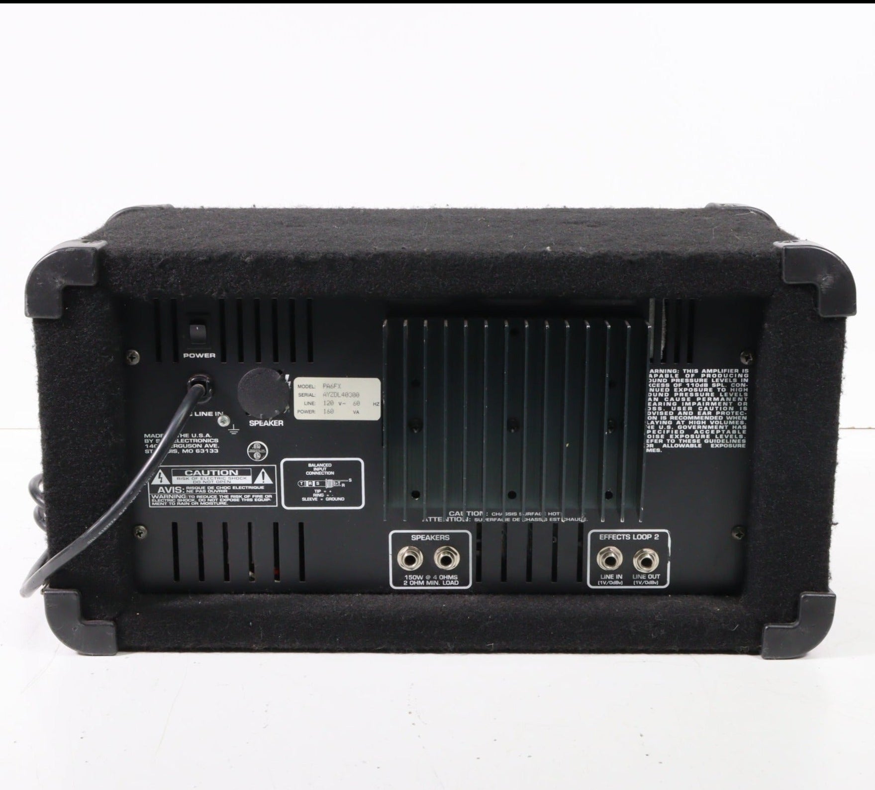 Crate PA6FX 220W Powered Mixer — SpenCertified