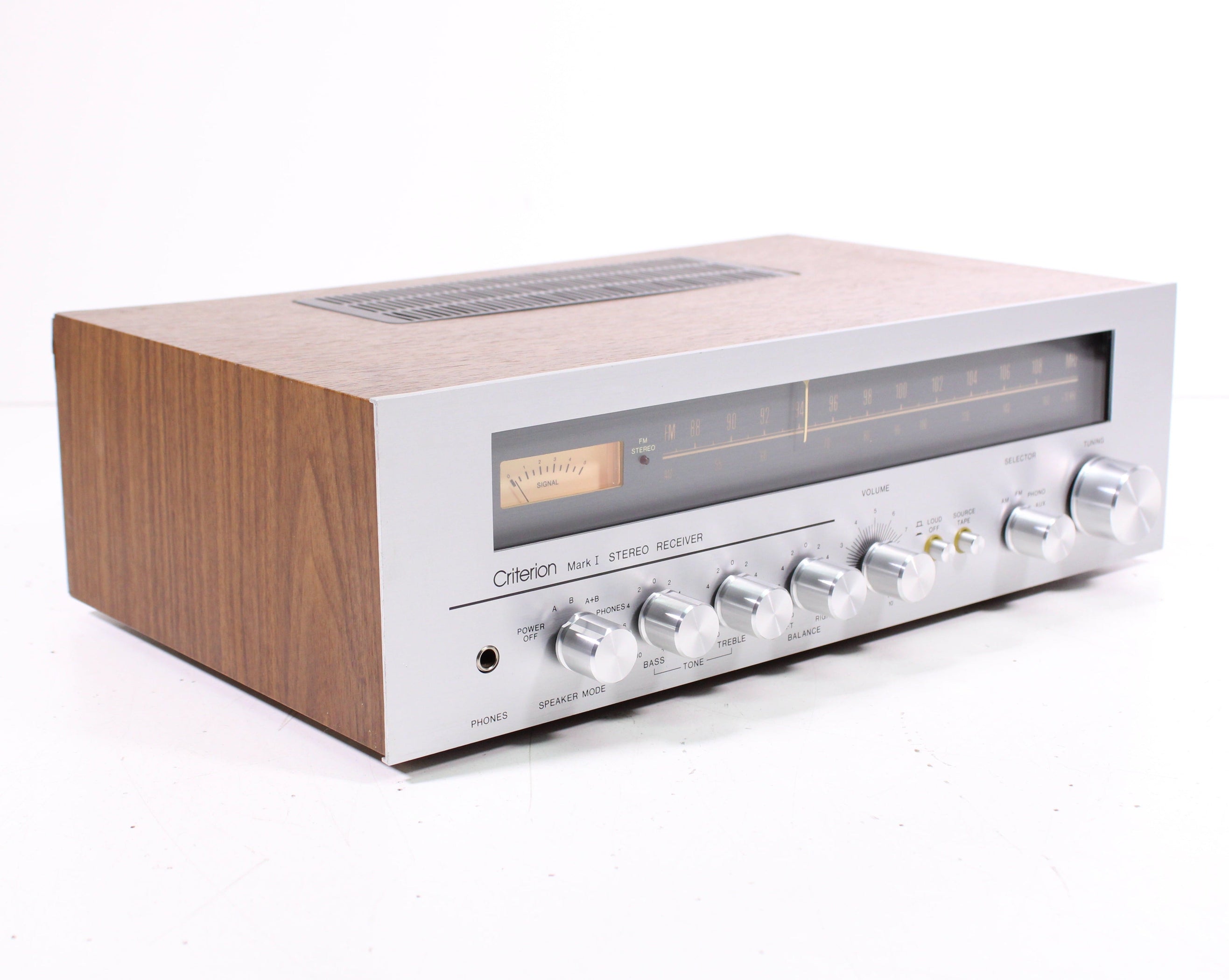 Criterion Mark I Vintage Stereo Receiver with Ceramic and Magnet Phono ...