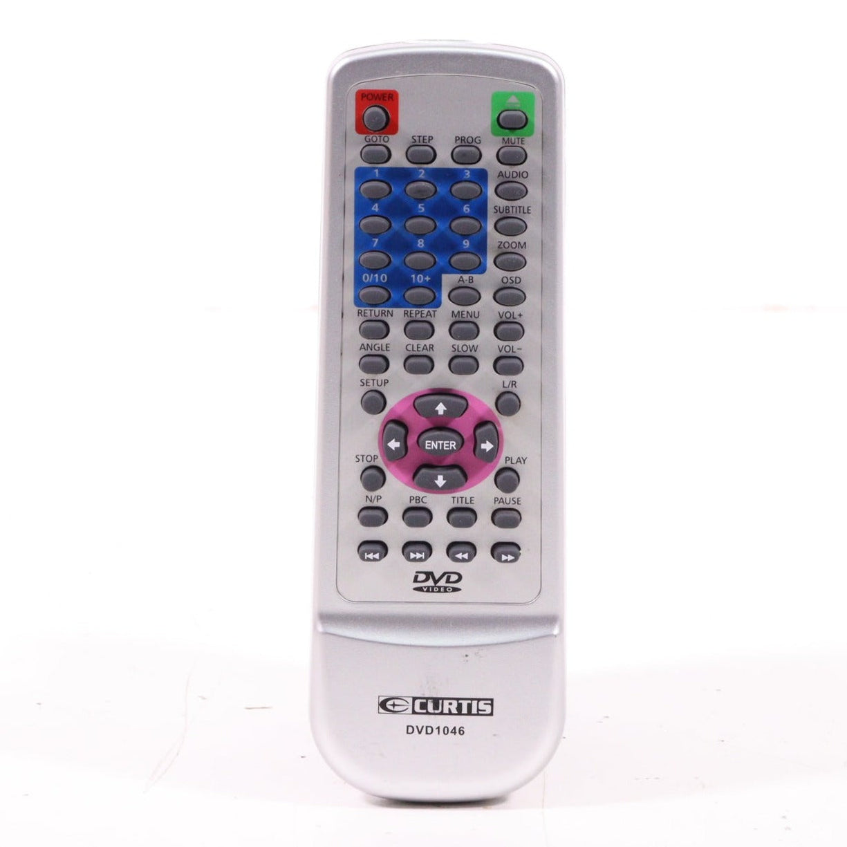 Curtis DVD1046 Remote Control for DVD Player DVD 1046 — SpenCertified