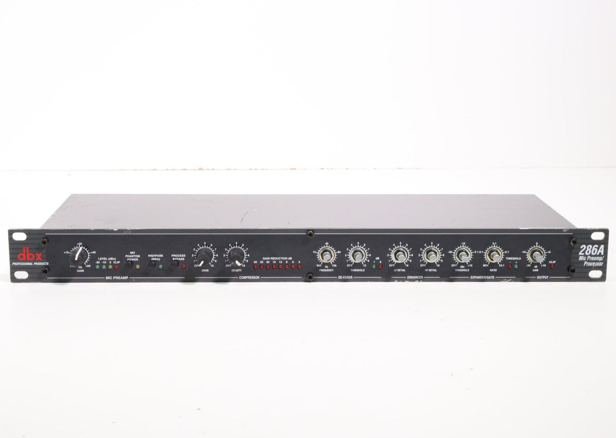 DBX 286A Microphone Preamp Processor with Compressor De-Esser Enhancer ...