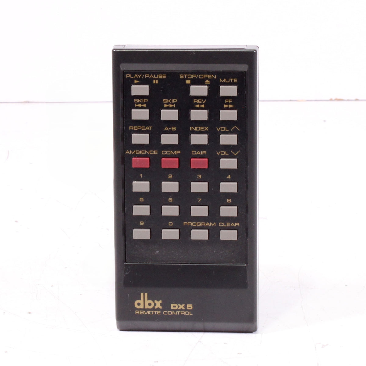 DBX DX-5 Remote Control for Single Disc CD Player DX5 — SpenCertified