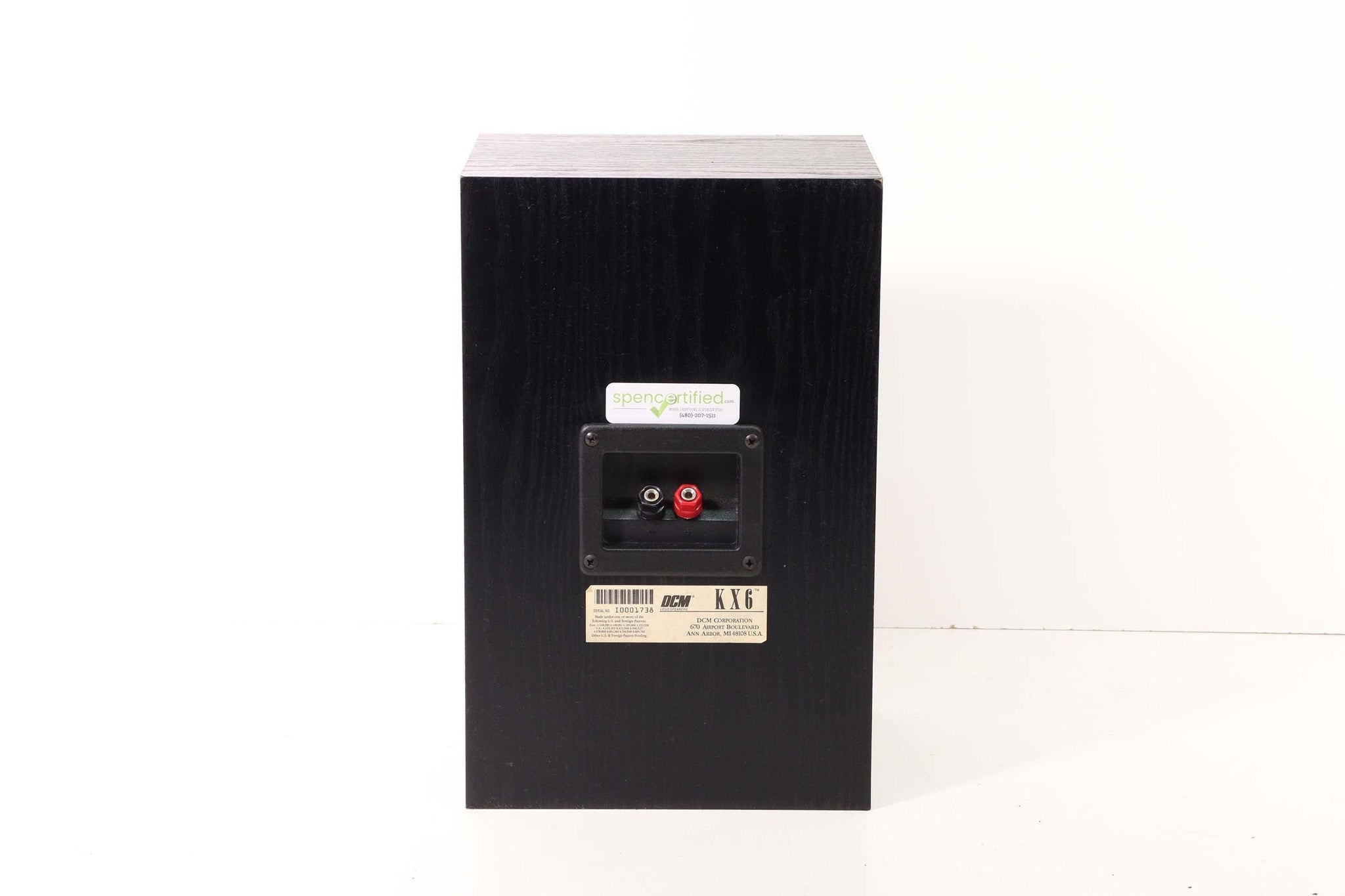 DCM KX6 Small Bookshelf Speakers (Small Hole)