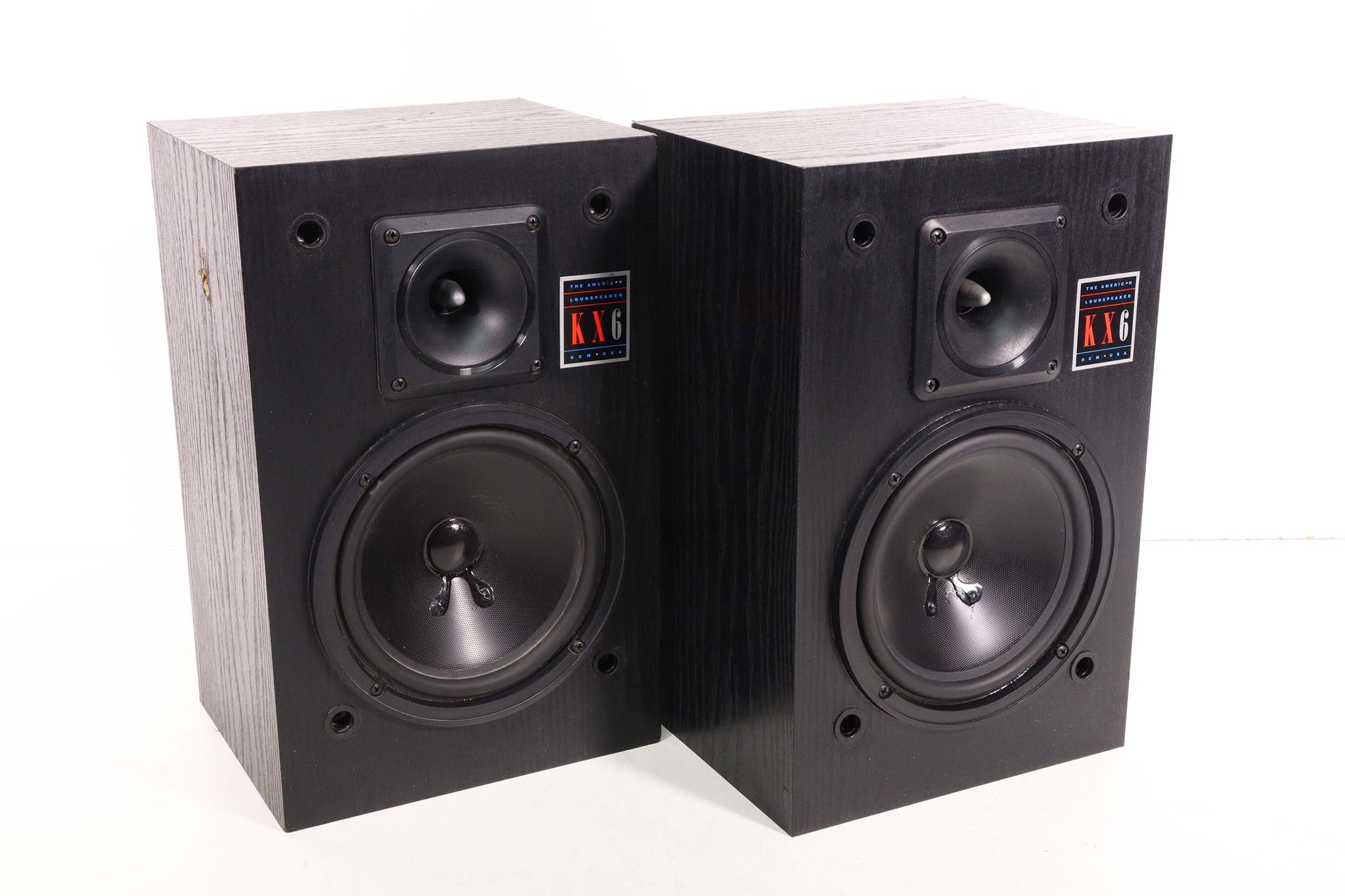 DCM KX6 Small Bookshelf Speakers (Small Hole)