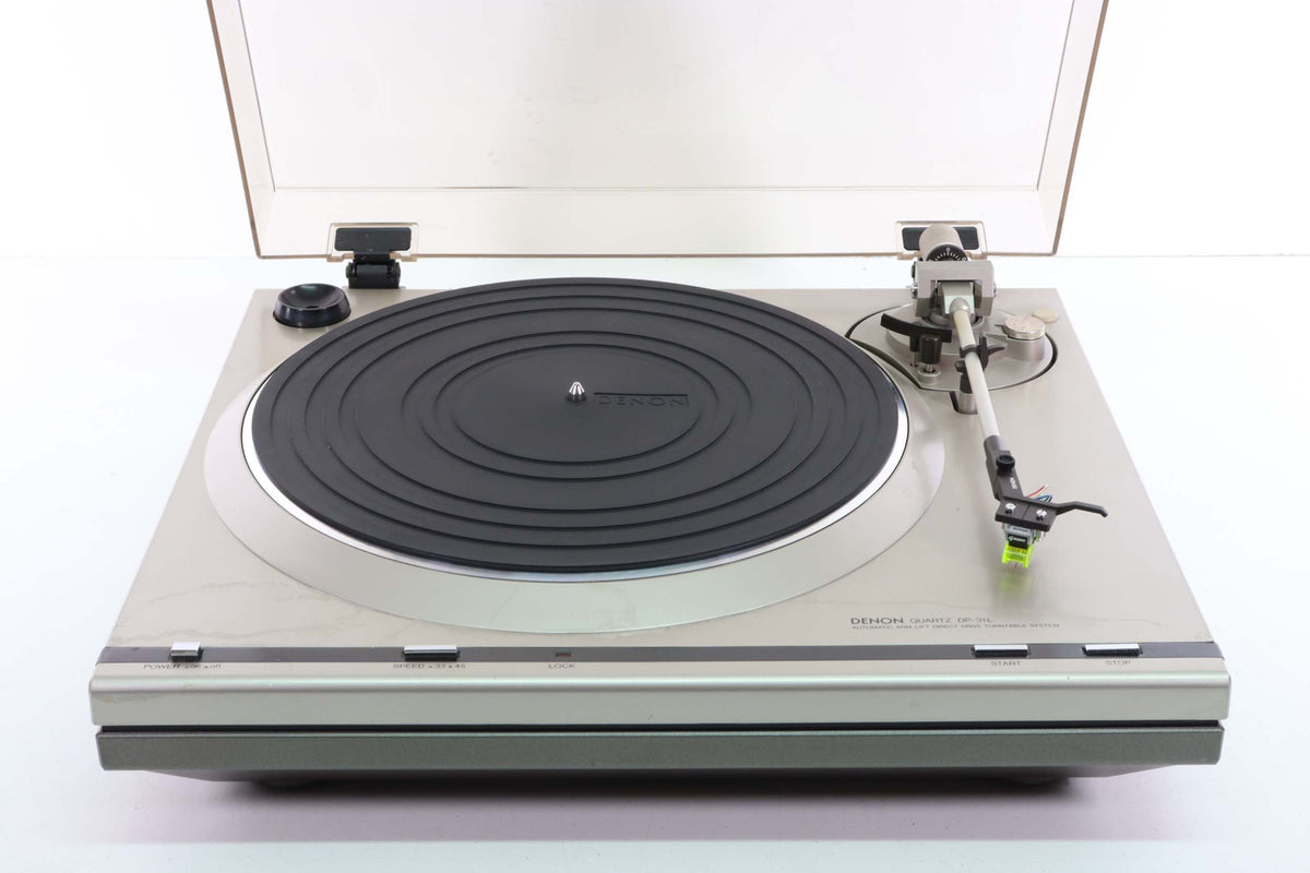 DENON QUARTZ DP-31L Automatic Arm Lift Direct Drive Turntable System ...