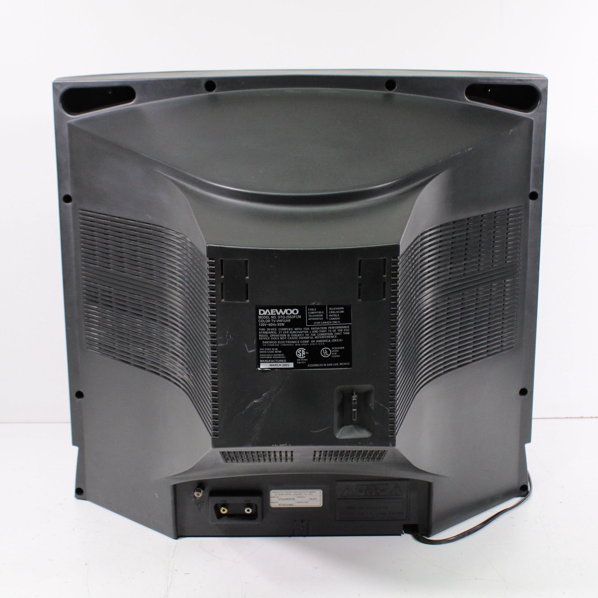 Daewoo DTQ-25S3FC 25" CRT Tube TV Retro Gaming Television (2002)