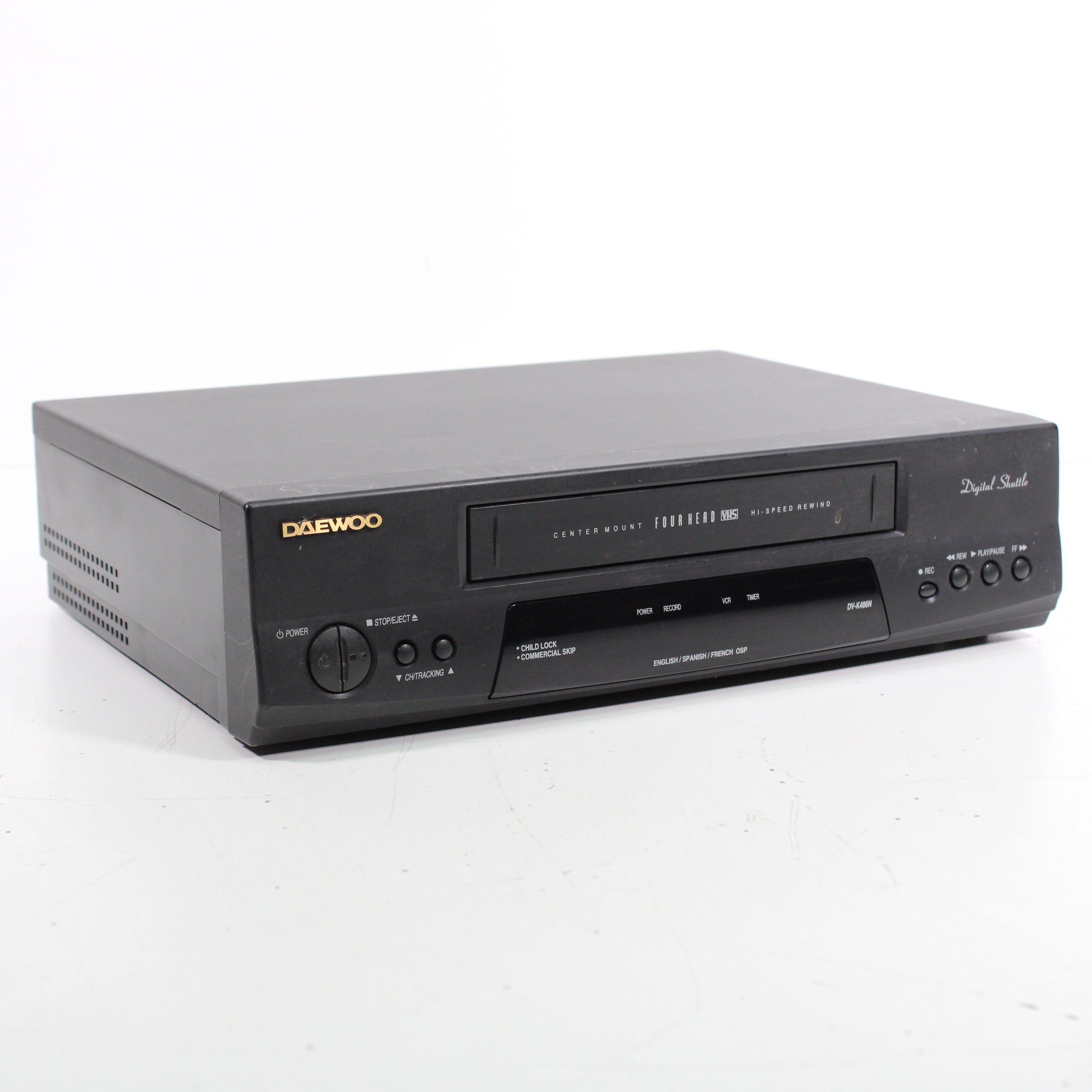 Daewoo DV-K486N 4-Head VCR VHS Player Recorder with High Speed Rewind ...