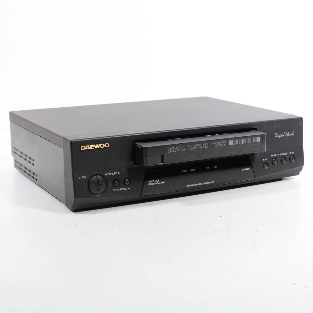 Daewoo DV-K486N 4-Head VCR VHS Player Recorder with High Speed Rewind