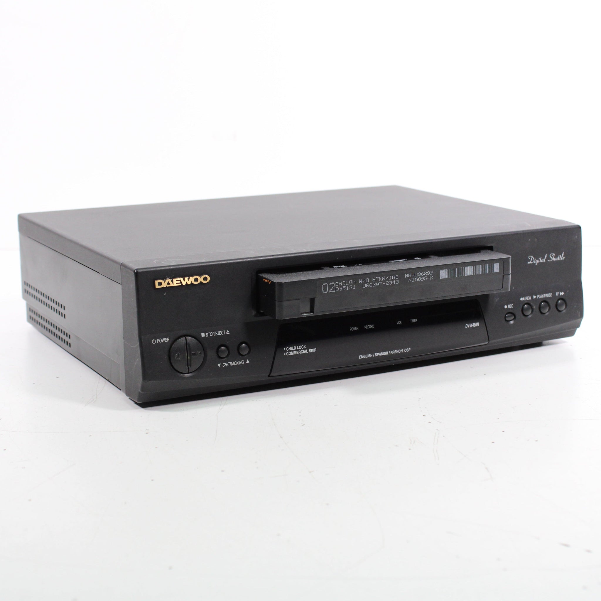 Daewoo DV-K486N 4-Head VCR VHS Player Recorder with High Speed Rewind