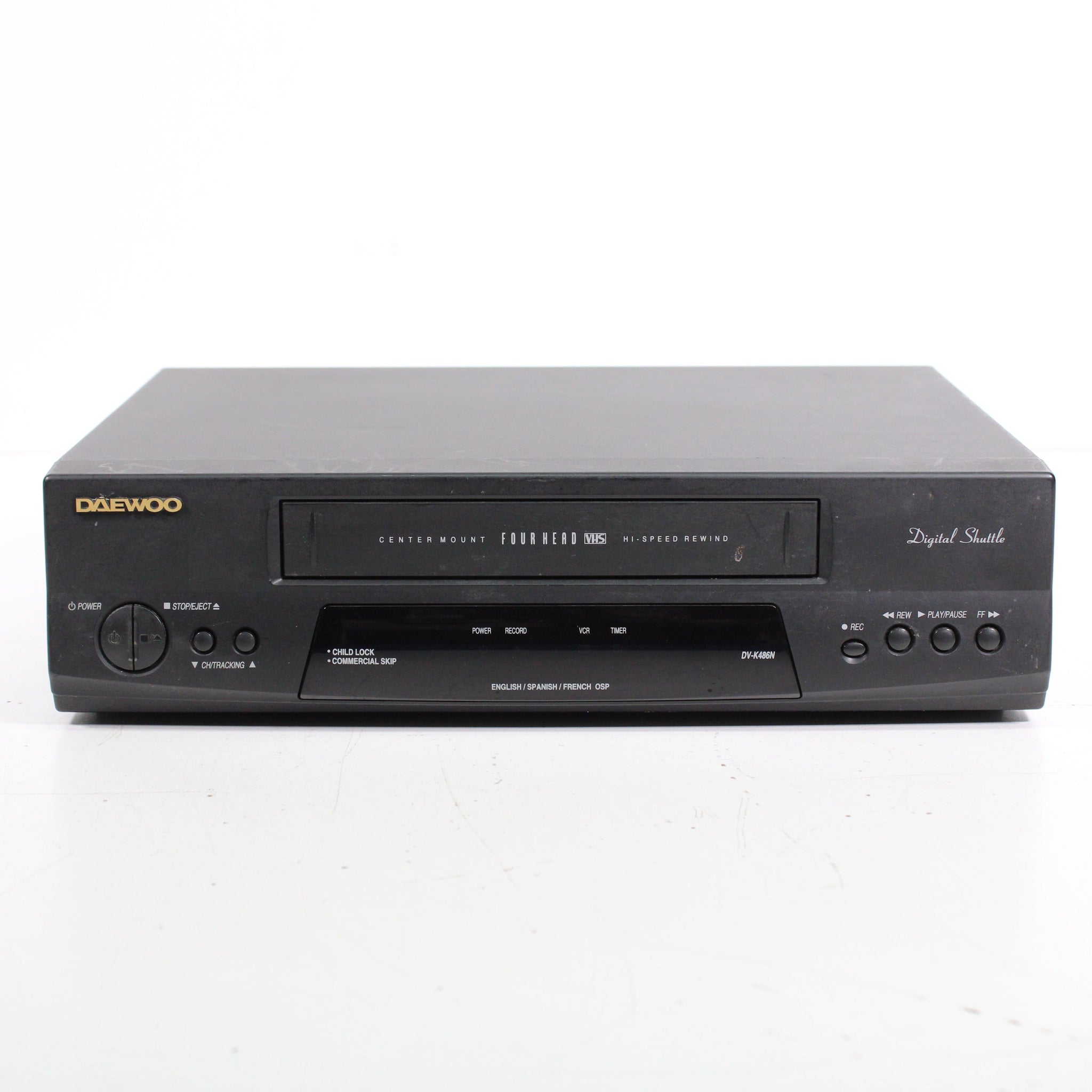 Daewoo DV-K486N 4-Head VCR VHS Player Recorder with High Speed Rewind ...