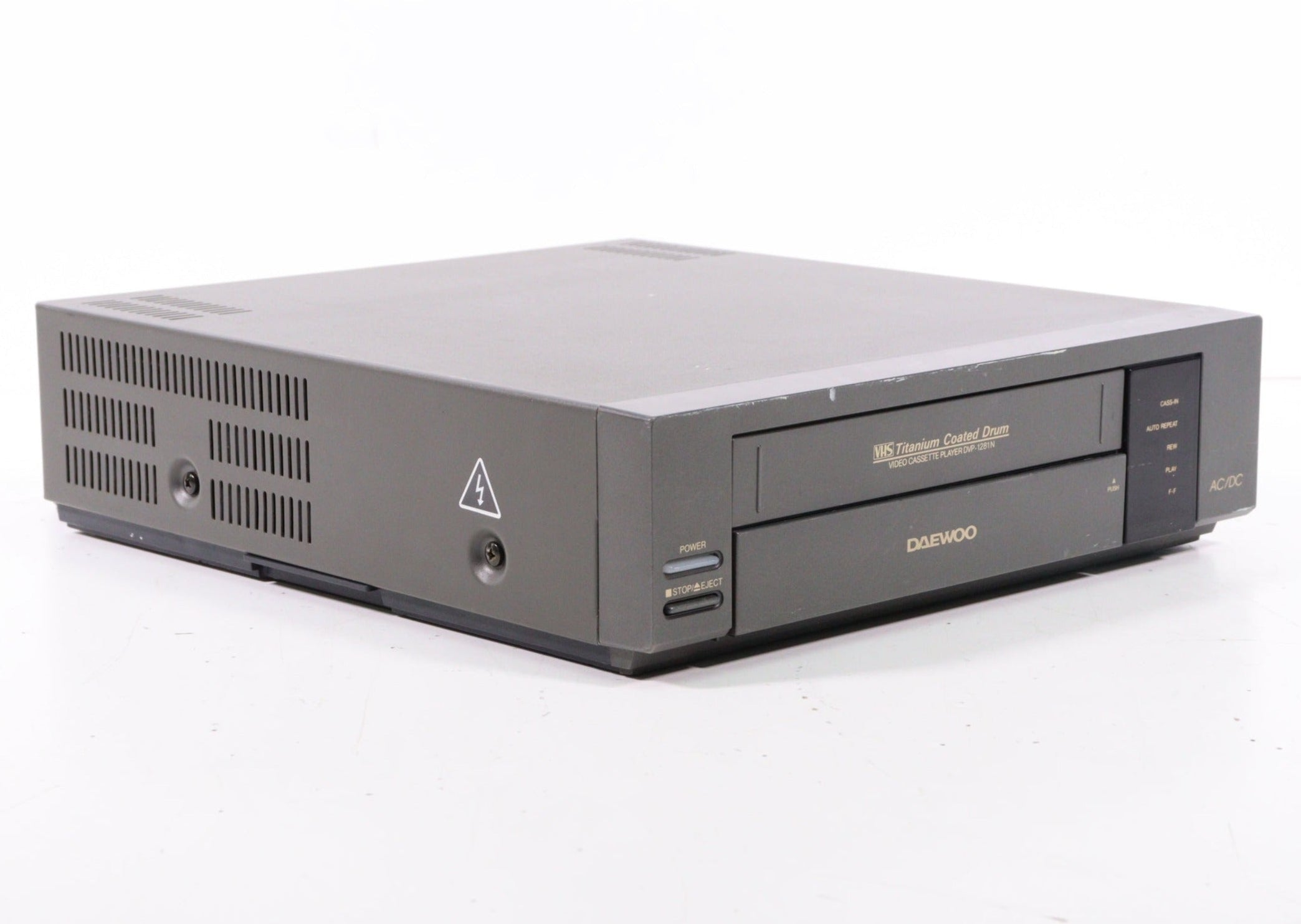 Daewoo DVP-1281N Titanium Coated Drum VCR Video Cassette Player ...
