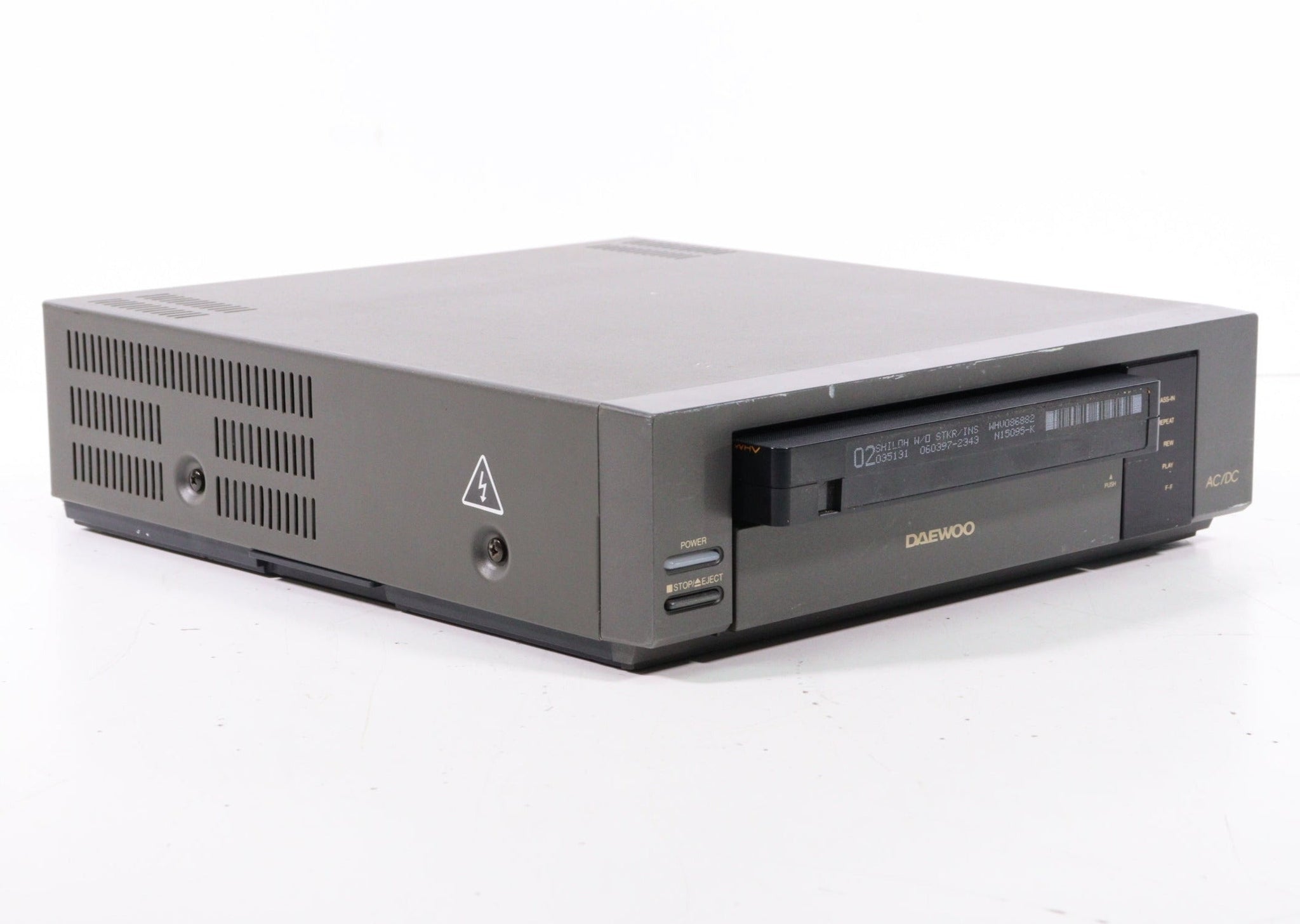 Daewoo DVP-1281N Titanium Coated Drum VCR Video Cassette Player