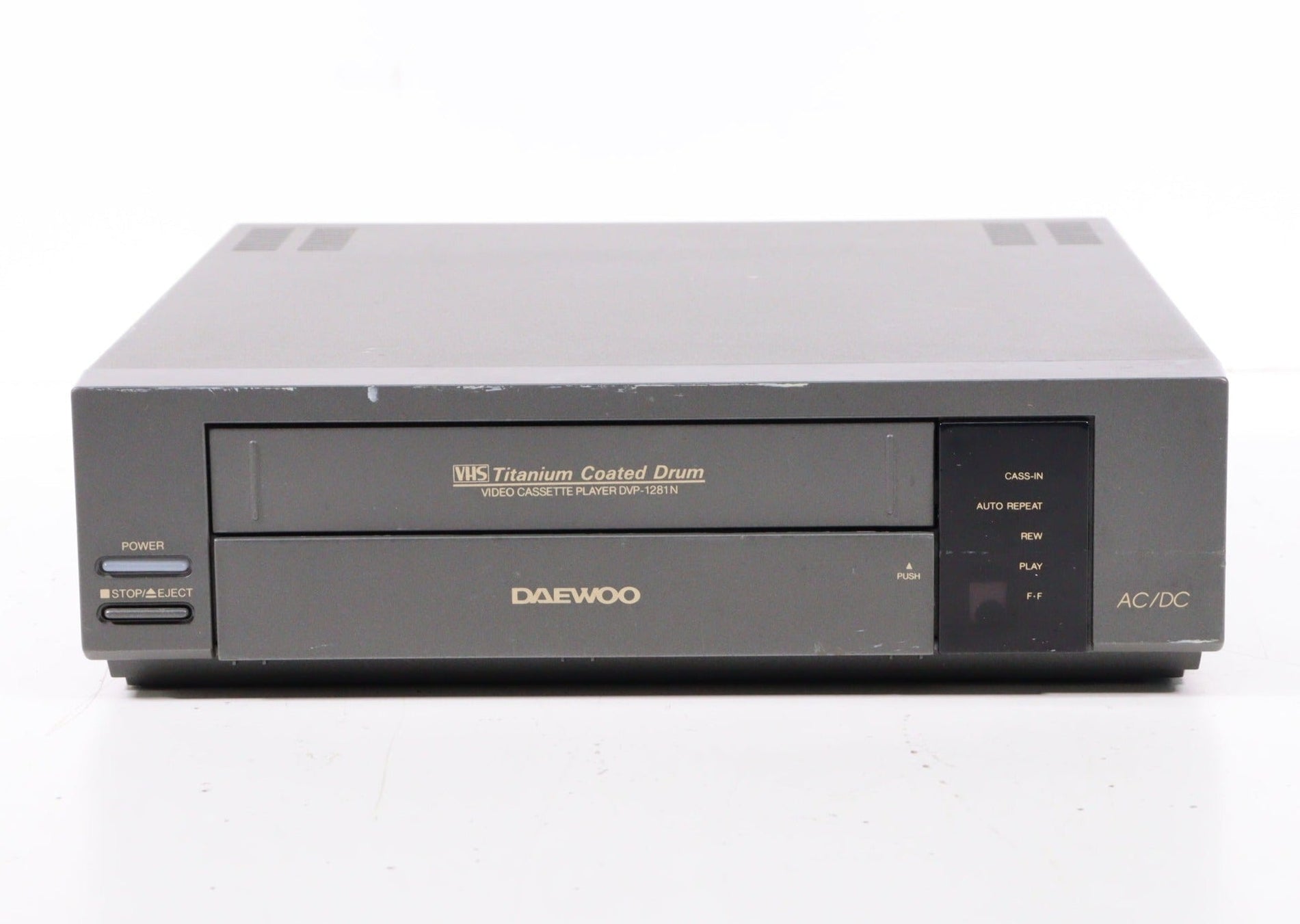 Daewoo DVP-1281N Titanium Coated Drum VCR Video Cassette Player ...