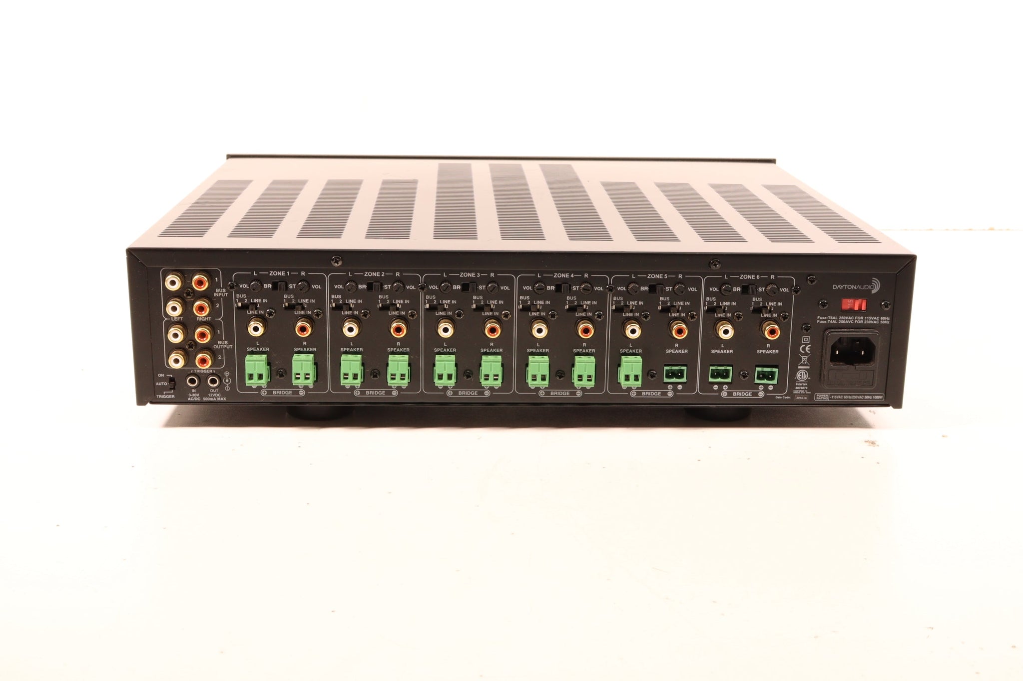 Dayton Audio MA1240A Multi-Zone 12 Channel Power Amplifier (ZONE 5 DEA