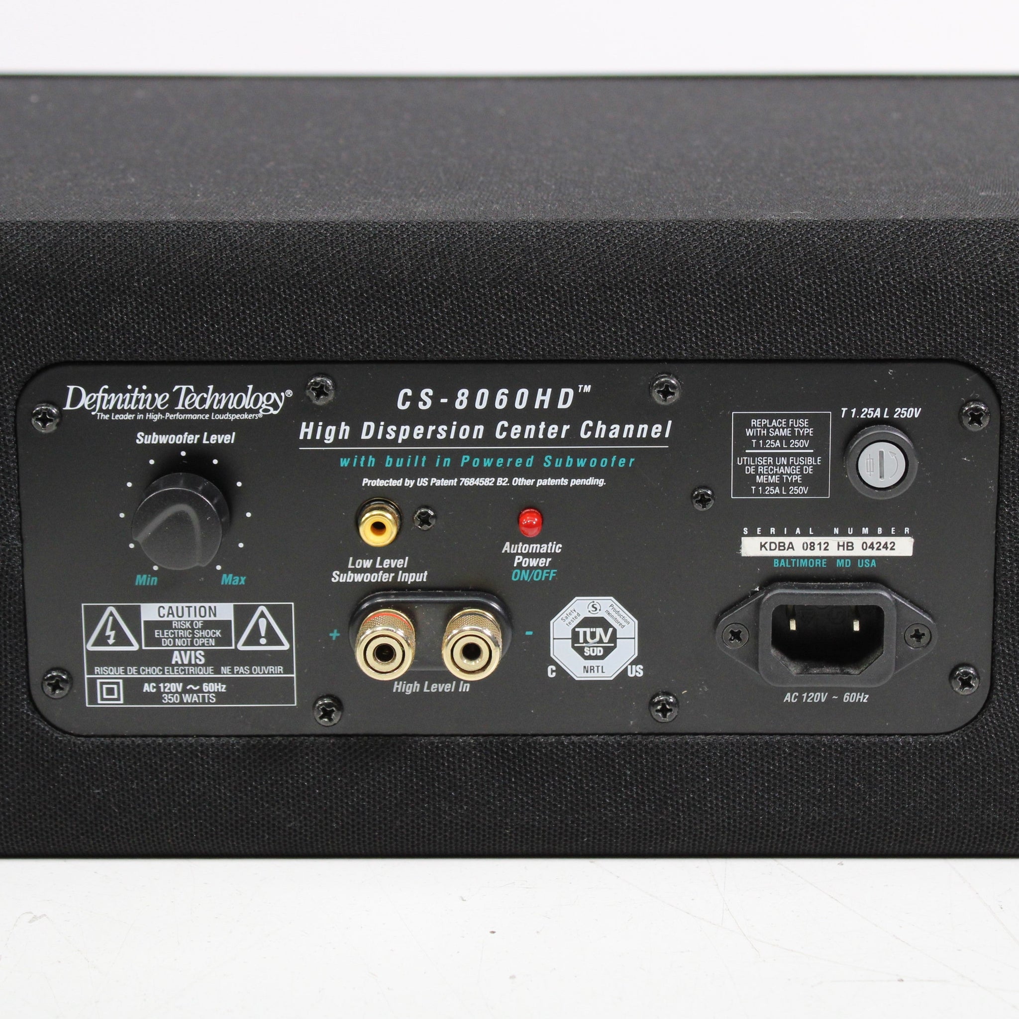 Definitive Technology CS-8060HD High Dispersion Center Channel Speaker