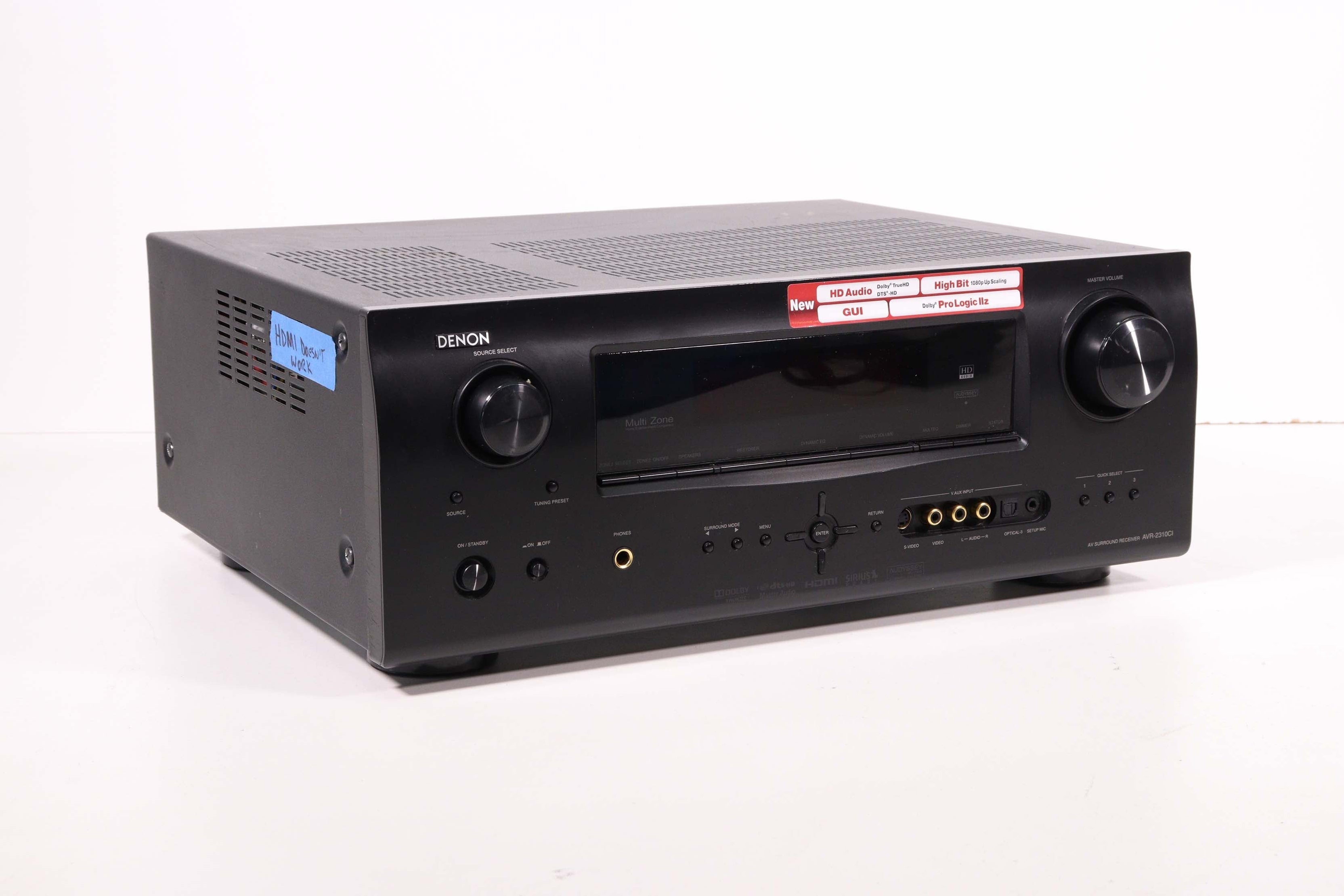Denon AVR-2310CI AV Surround Receiver (NO REMOTE) — SpenCertified