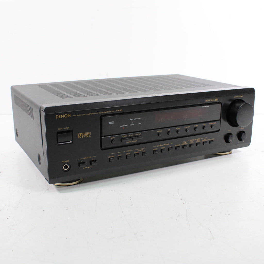 Denon AVR-65 Precision Audio AV Audio Video Surround Receiver (NO REMO