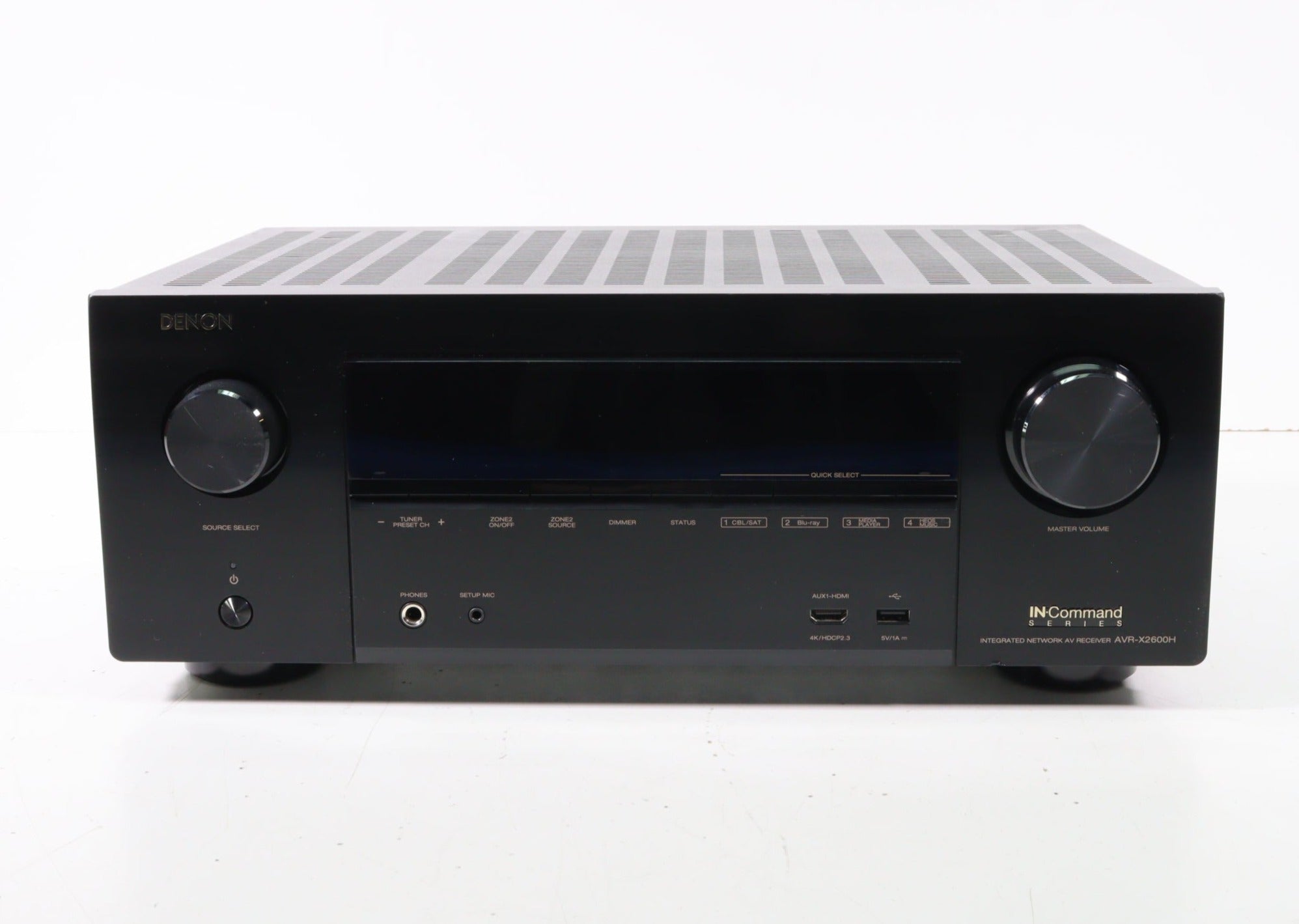 Denon AVR-X2600H Integrated Network AV Receiver with Bluetooth (NO REM