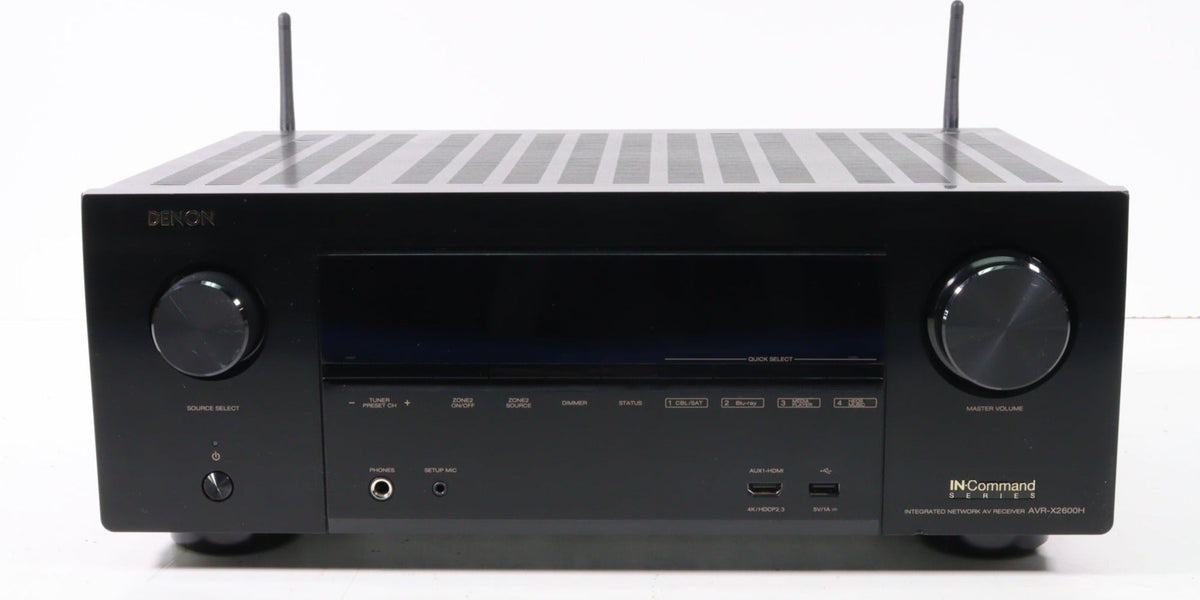Denon AVR-X2600H Integrated Network AV Receiver with Bluetooth (NO REM ...