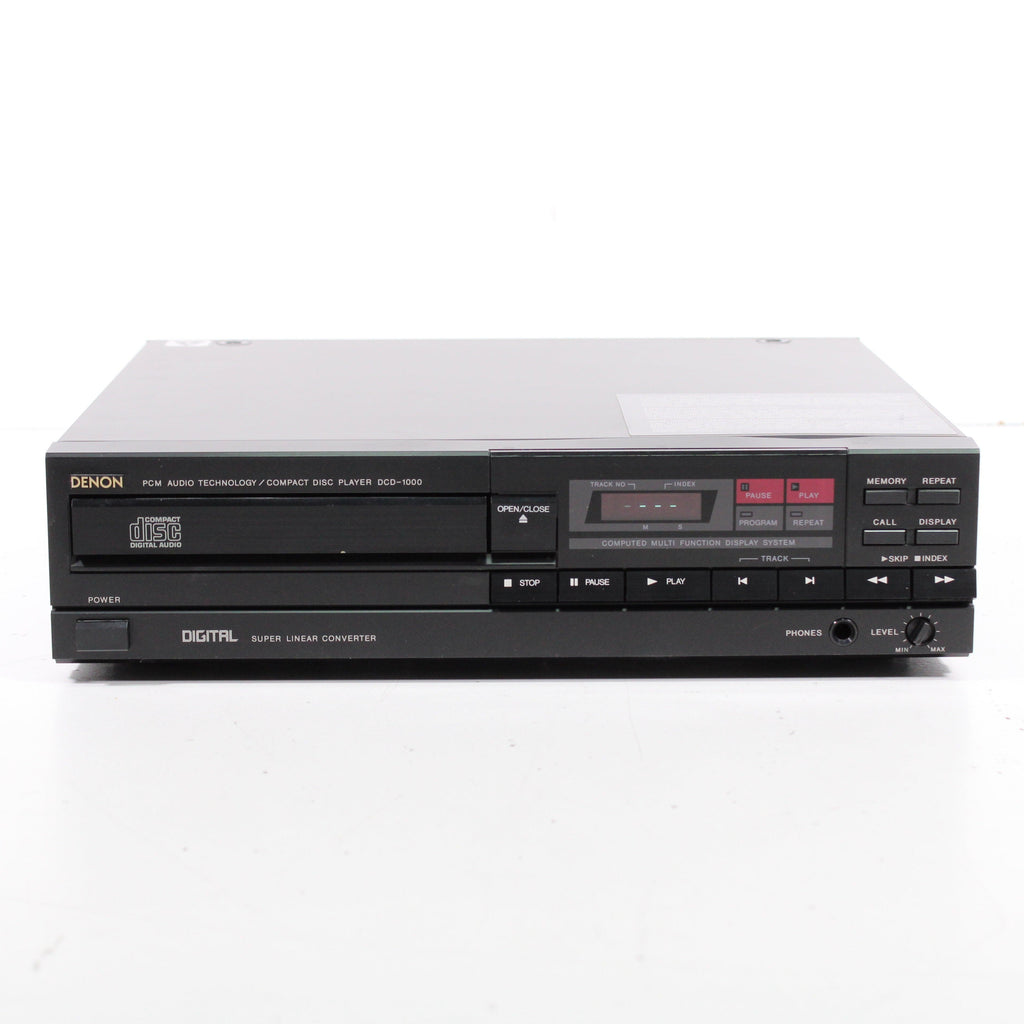 Denon DCD-1000 PCM Audio Technology CD Compat Disc Player (1986)