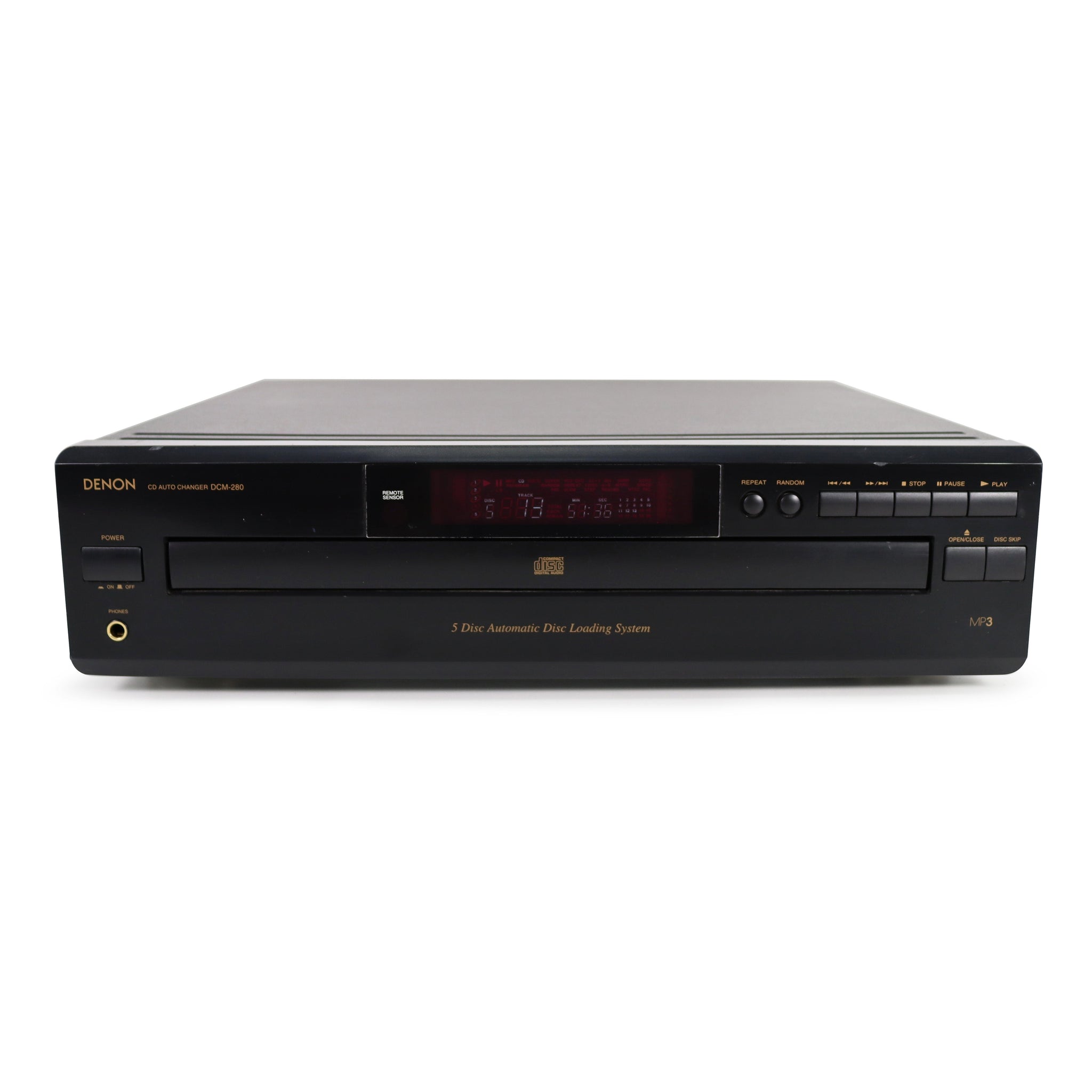 Denon DCM-280 5-Disc Carousel Automatic CD Changer