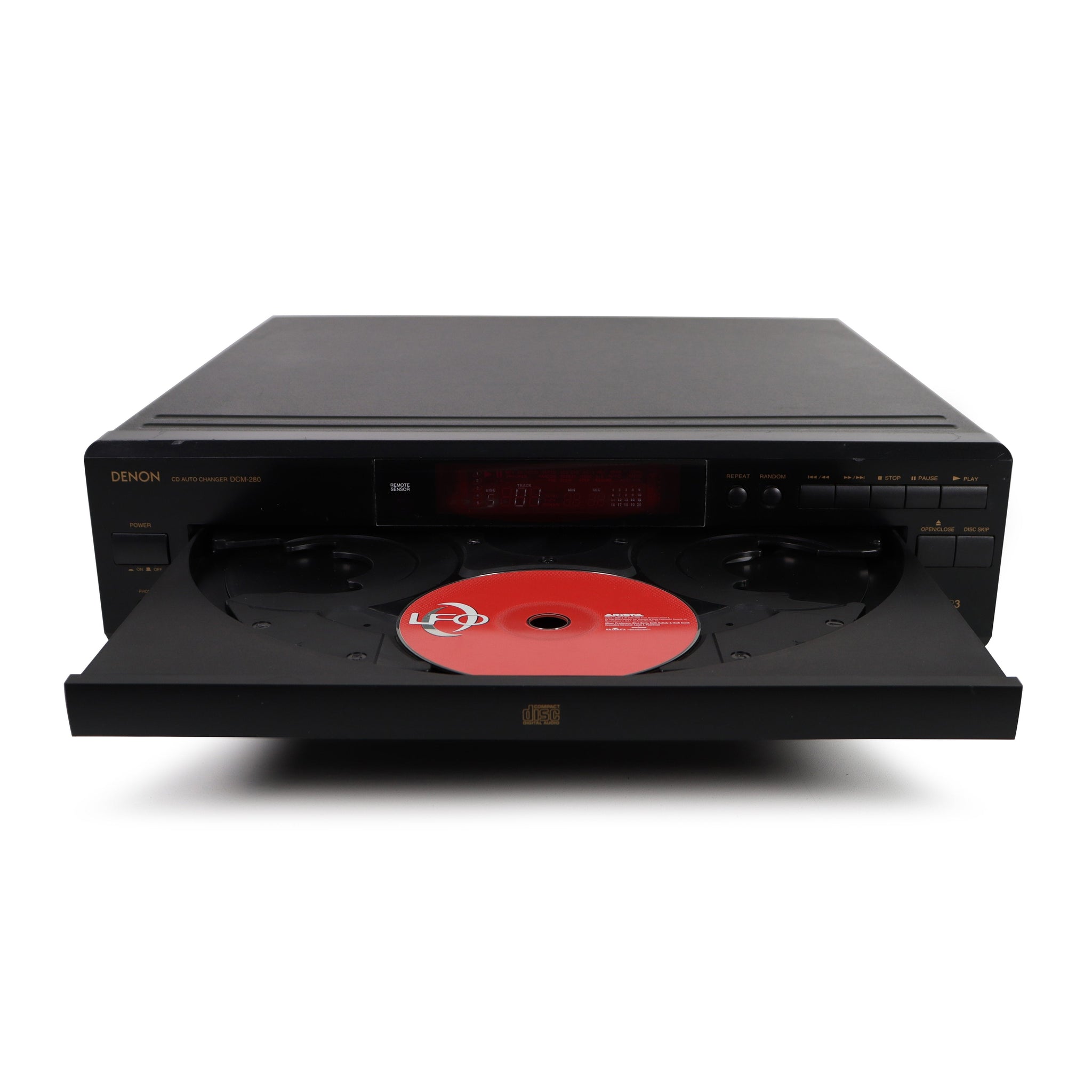 Denon DCM-280 5-Disc Carousel Automatic CD Changer — SpenCertified