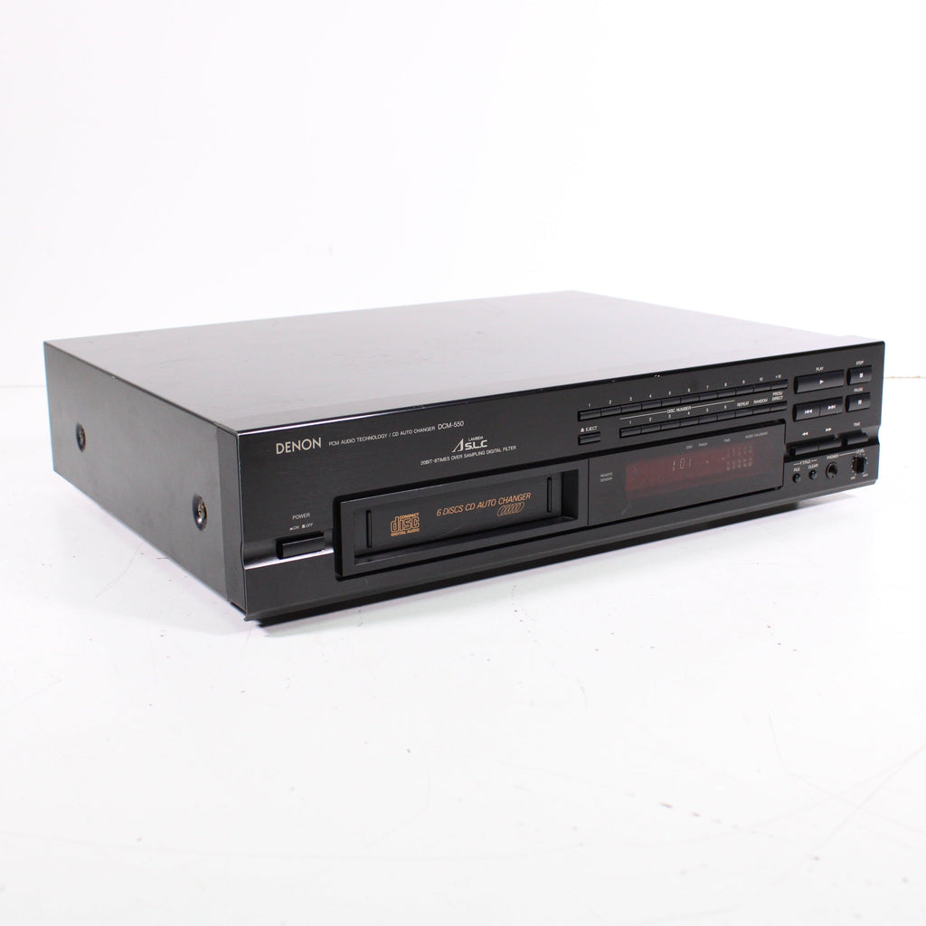 Denon DCM-550 6-Disc CD Auto Changer Cartridge CD Player with Coaxial