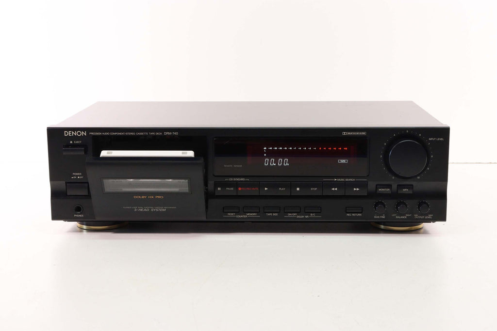 Denon DRM-700A 3 Head Single Deck Cassette Player Recorder For Sale