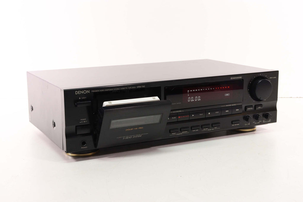 Denon DRM-700A 3 Head Single Deck Cassette Player Recorder For Sale