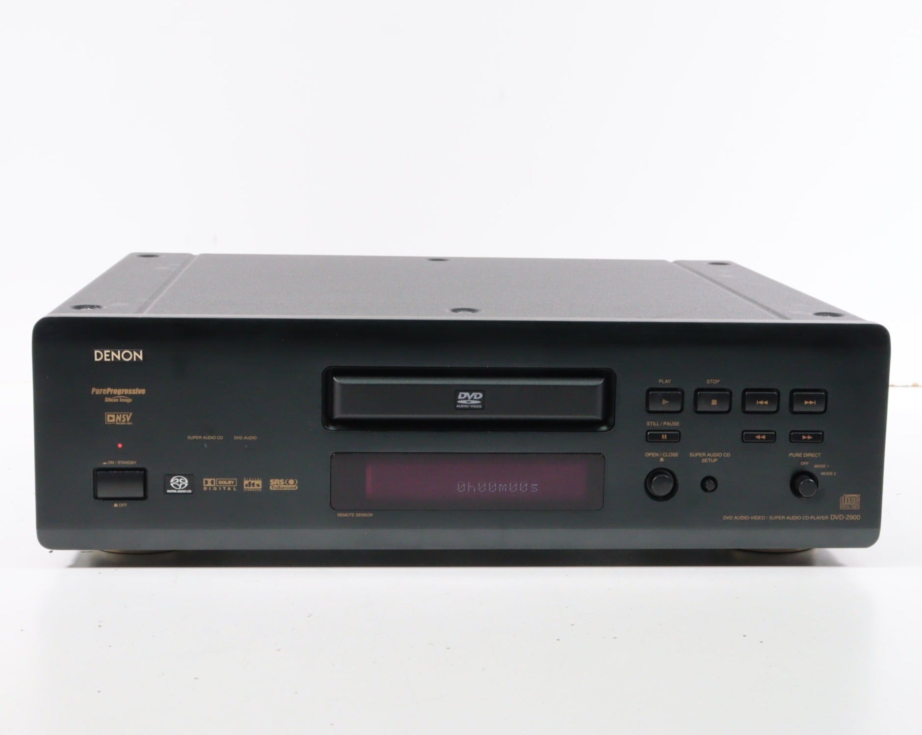 Denon DVD-2900 SACD Super Audio CD DVD Player with Pure Progressive ...