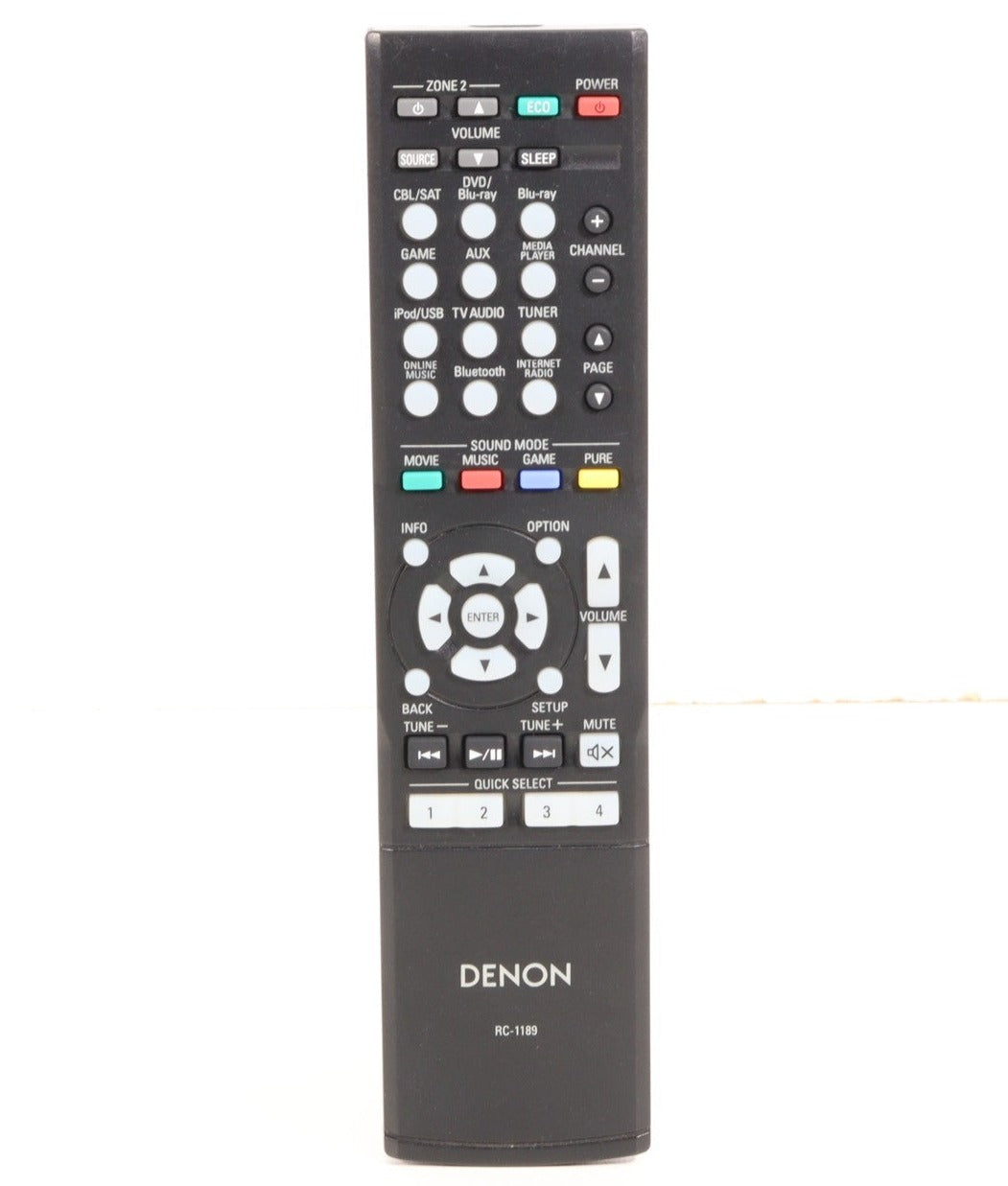 Denon RC-1189 Original Remote Control AVR-S700W AVR-S710W AVR-X1100