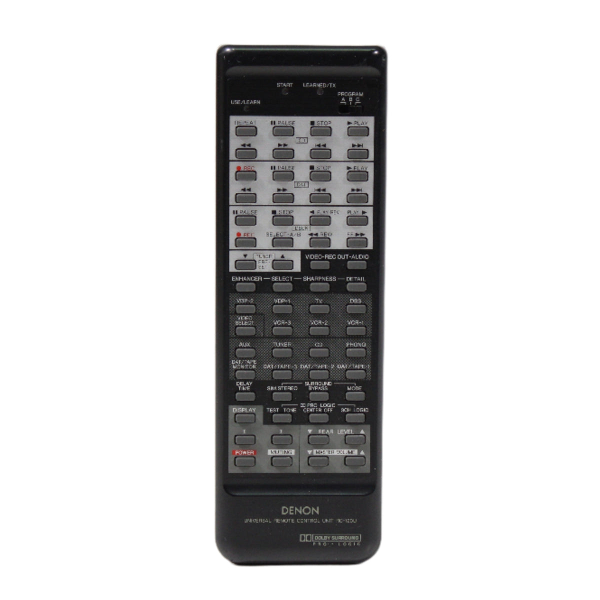 Denon RC-120U Remote Control for Integrated Amplifier AVC-2000 ...
