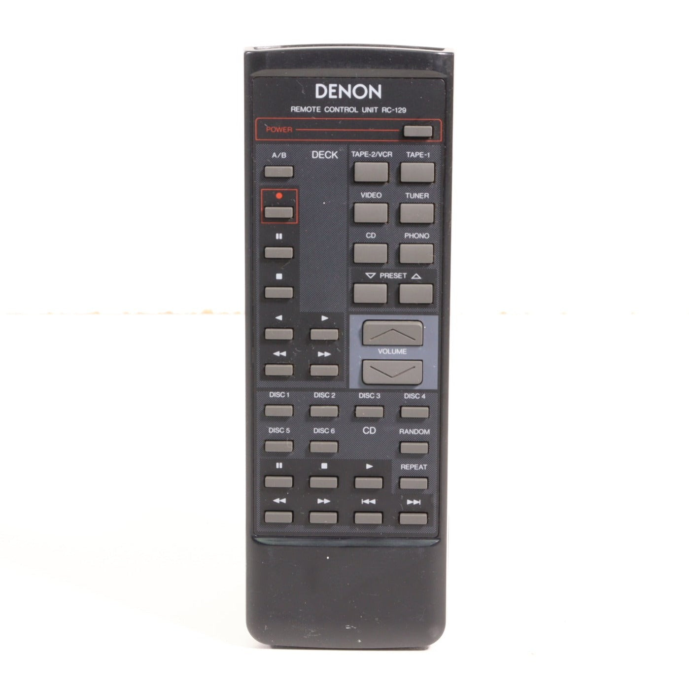Denon RC-129 Remote Control for Stereo Receiver DRA-435R and More