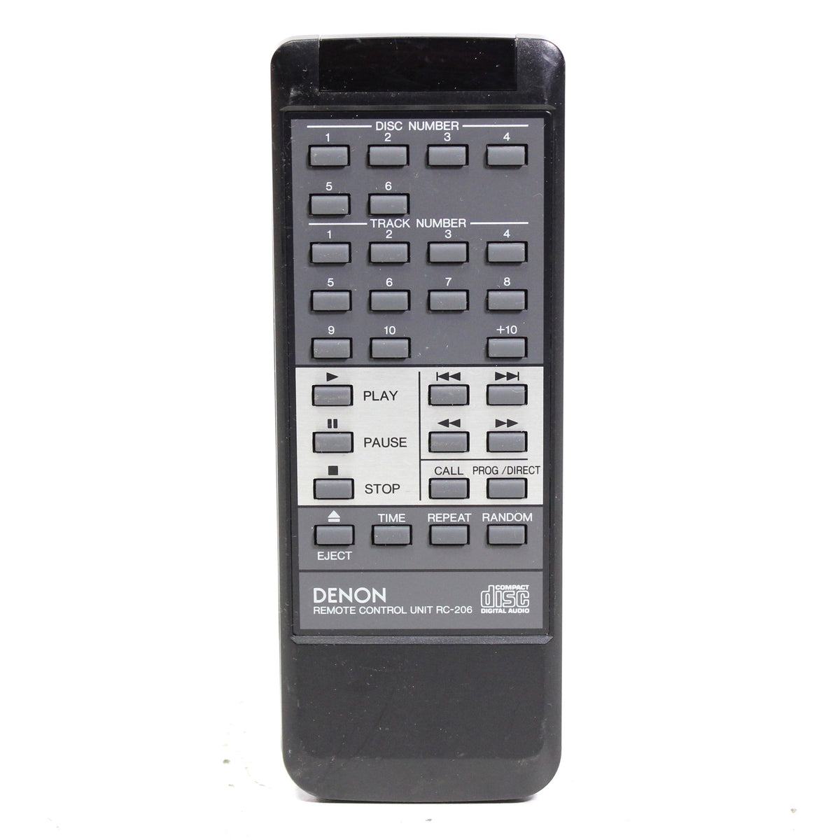 Denon RC-206 Remote Control for 6-Disc CD Changer DCM-444 — SpenCertified