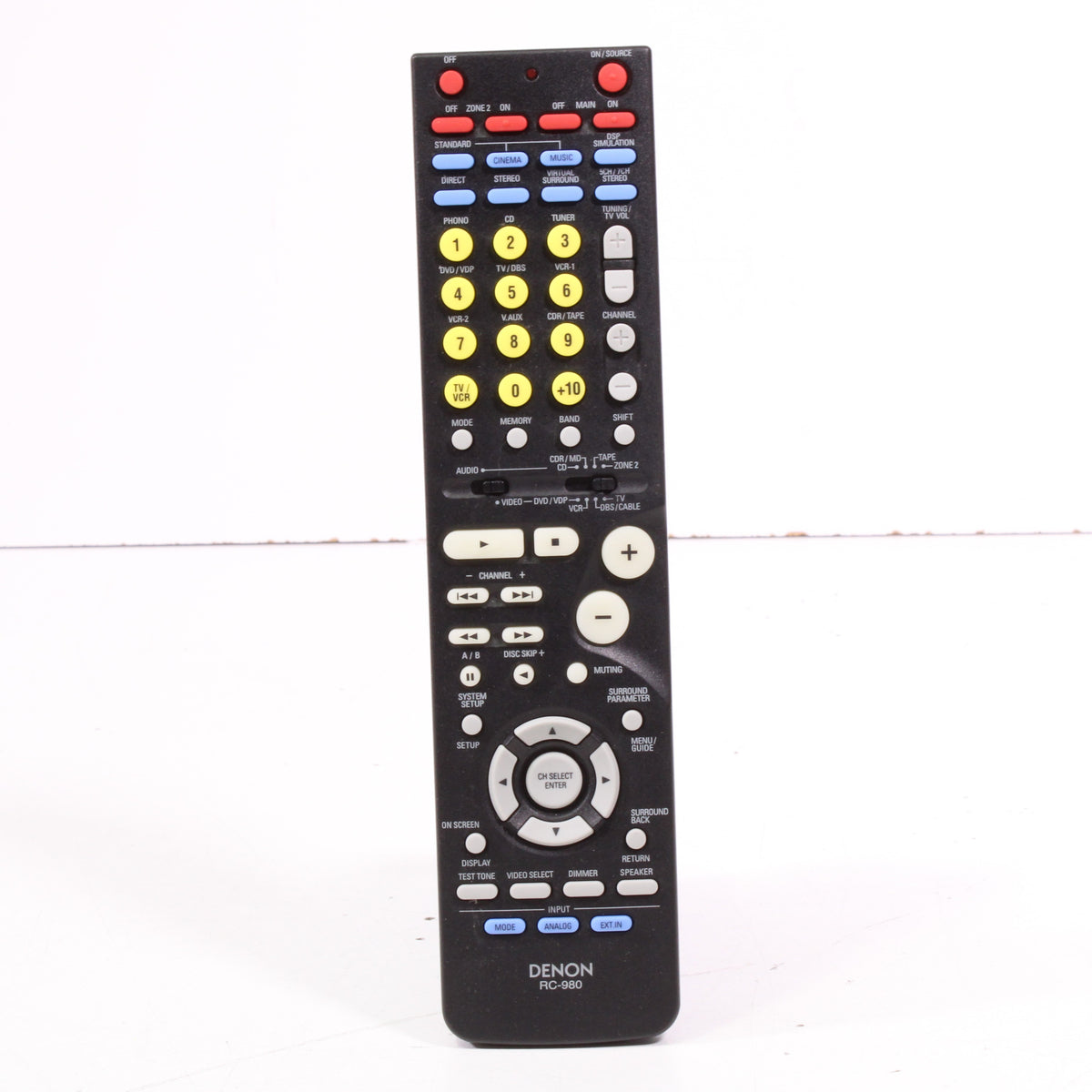 Denon RC-980 Remote Control for Audio Receiver AVR-2105 and more ...