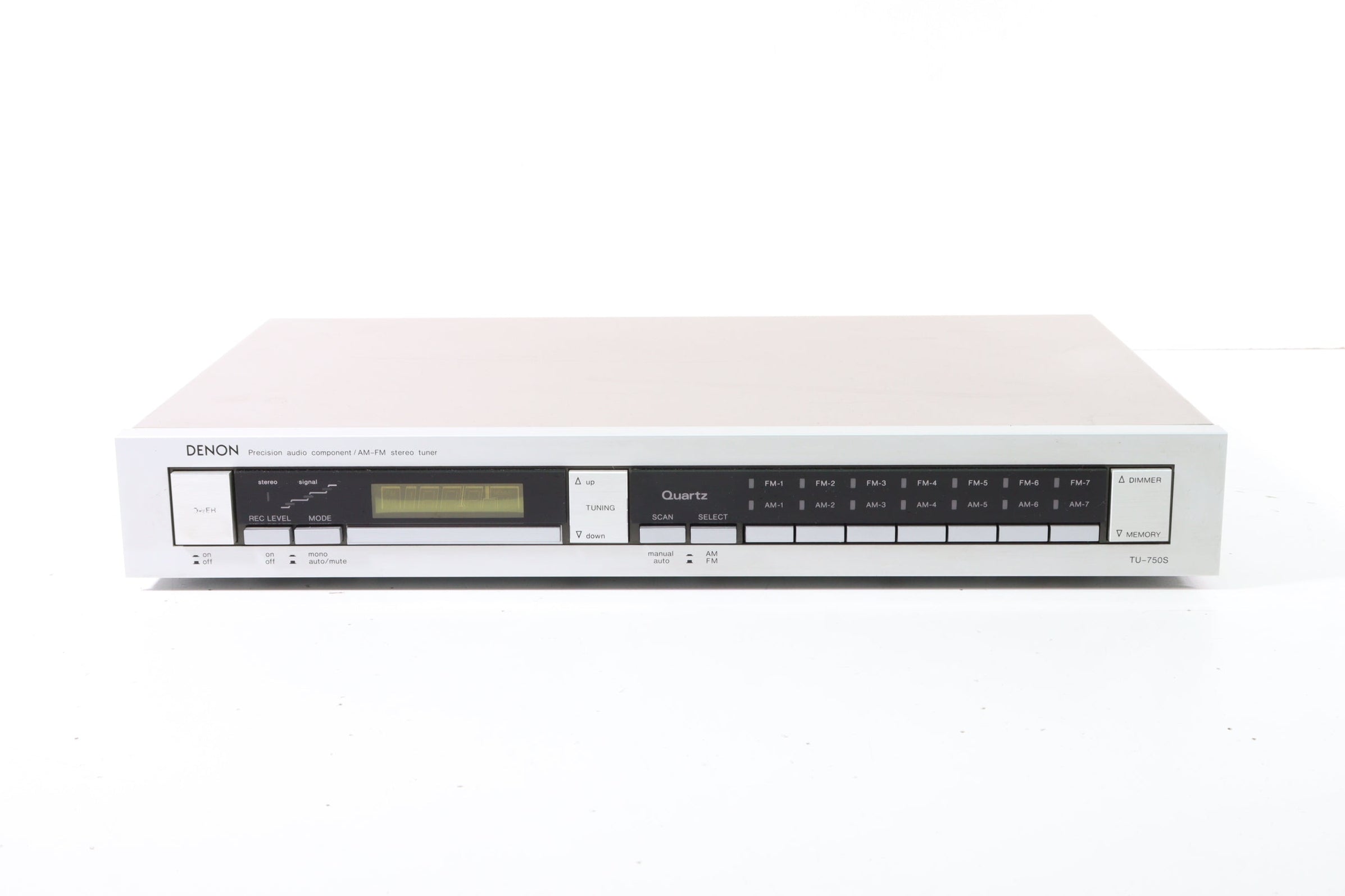 Denon TU-750S Precision Audio Component AM FM Stereo Tuner — SpenCertified