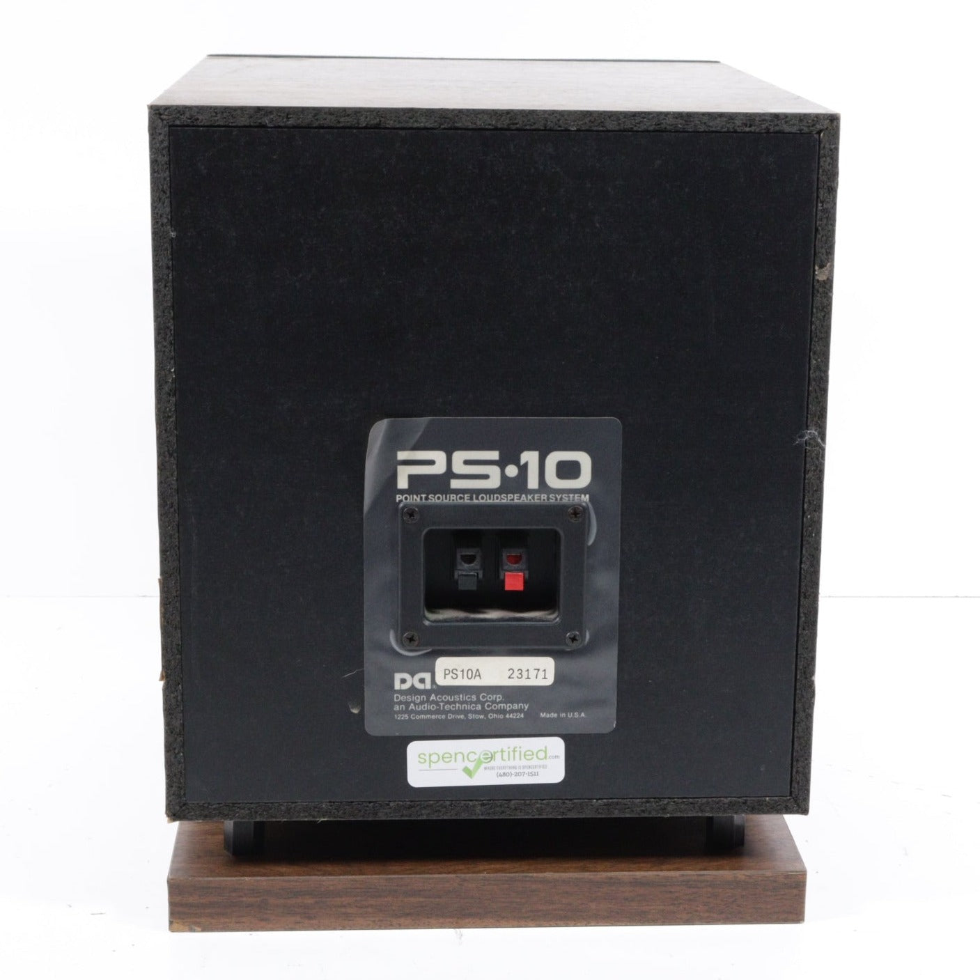 Design Acoustics PS-10 Speaker System Pair (ONE TWEETER BAD)