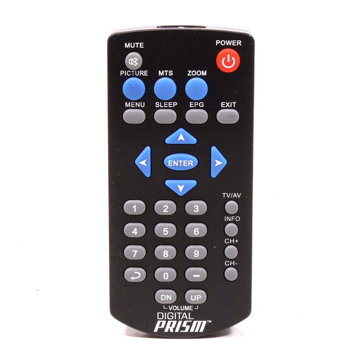 Digital Prism Remote Control for Portable Digital LCD TV ATSC-710 ...