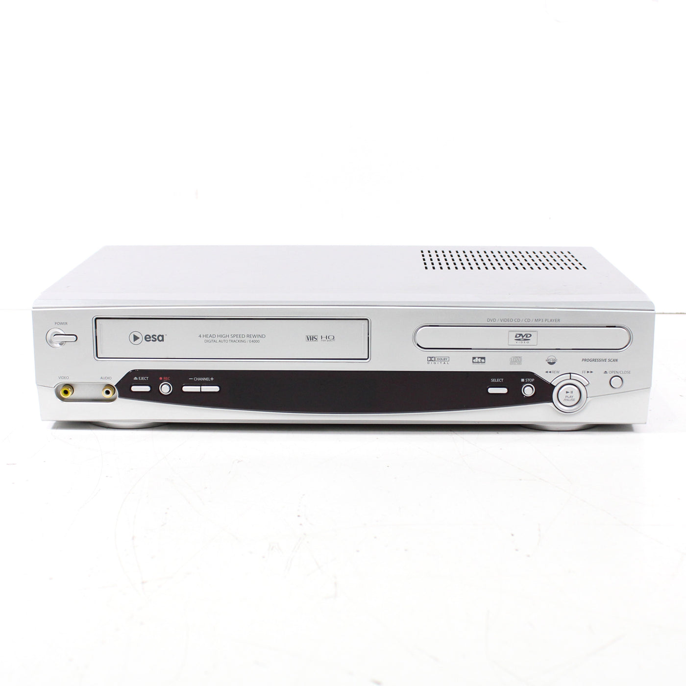 ESA E4000 VCR DVD Combo Player with High-Speed Rewind VHS (2004 ...