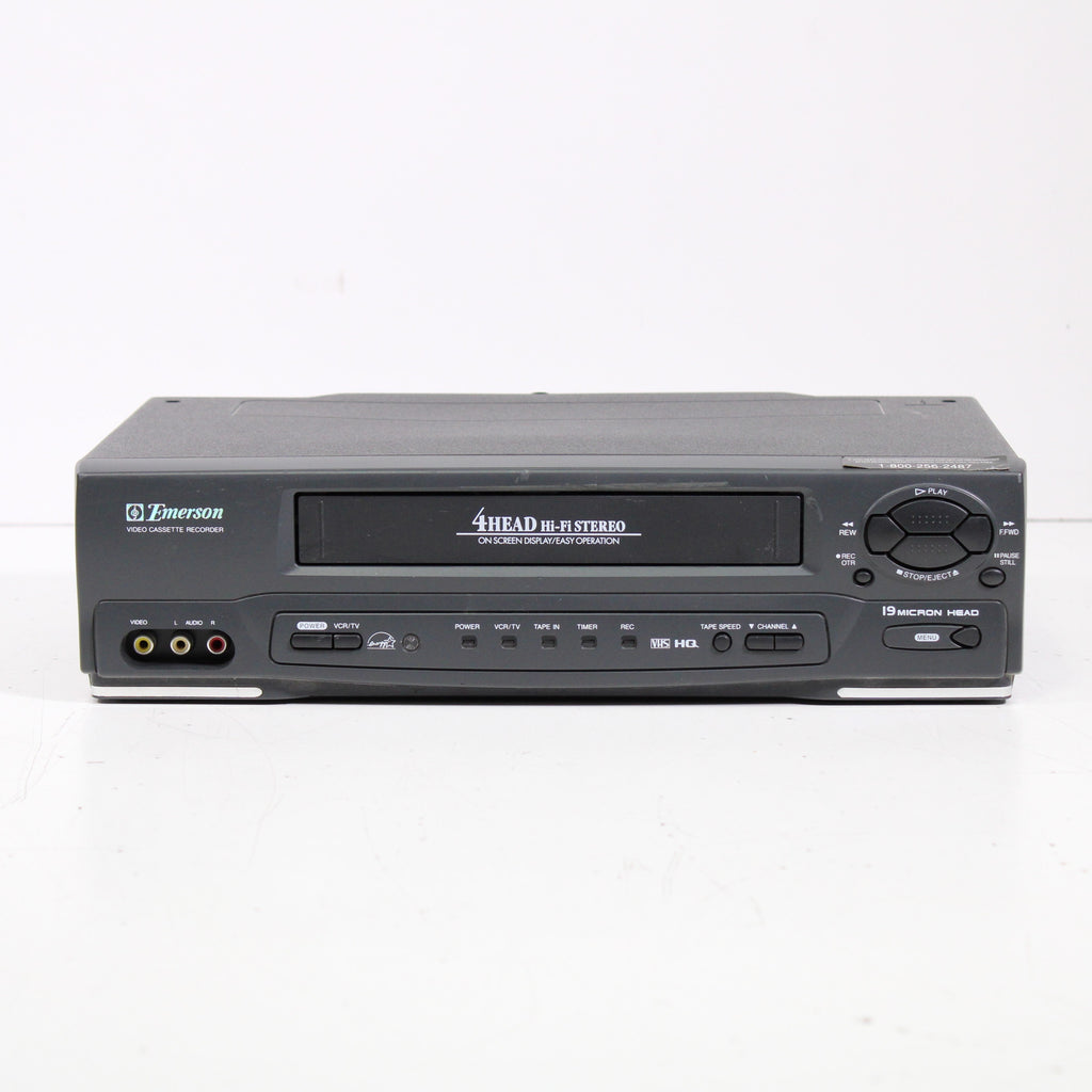 Emerson EWV601 4-Head Hi-Fi Stereo VCR VHS Player Recorder SQPB
