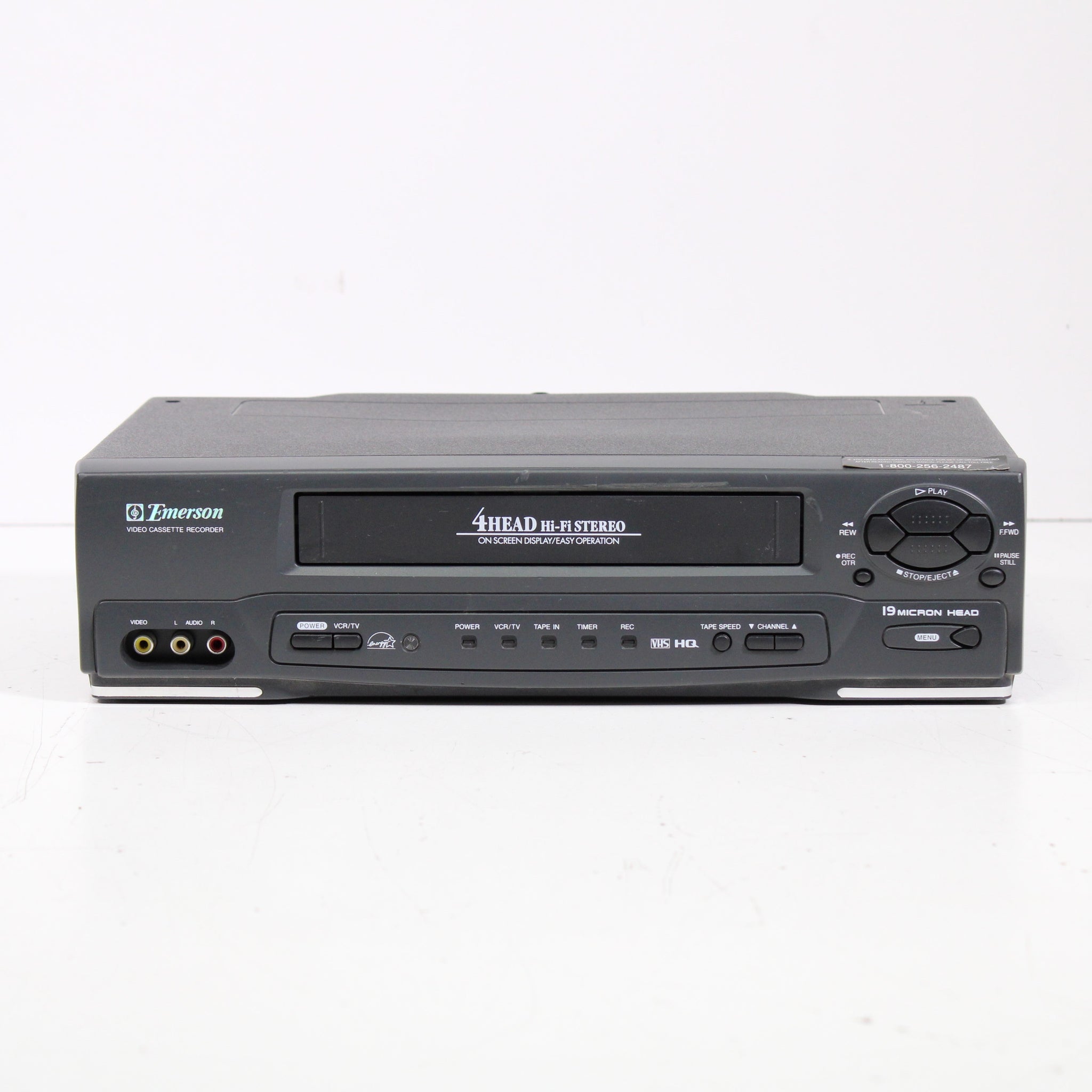 Emerson EWV601 4-Head Hi-Fi Stereo VCR VHS Player Recorder SQPB