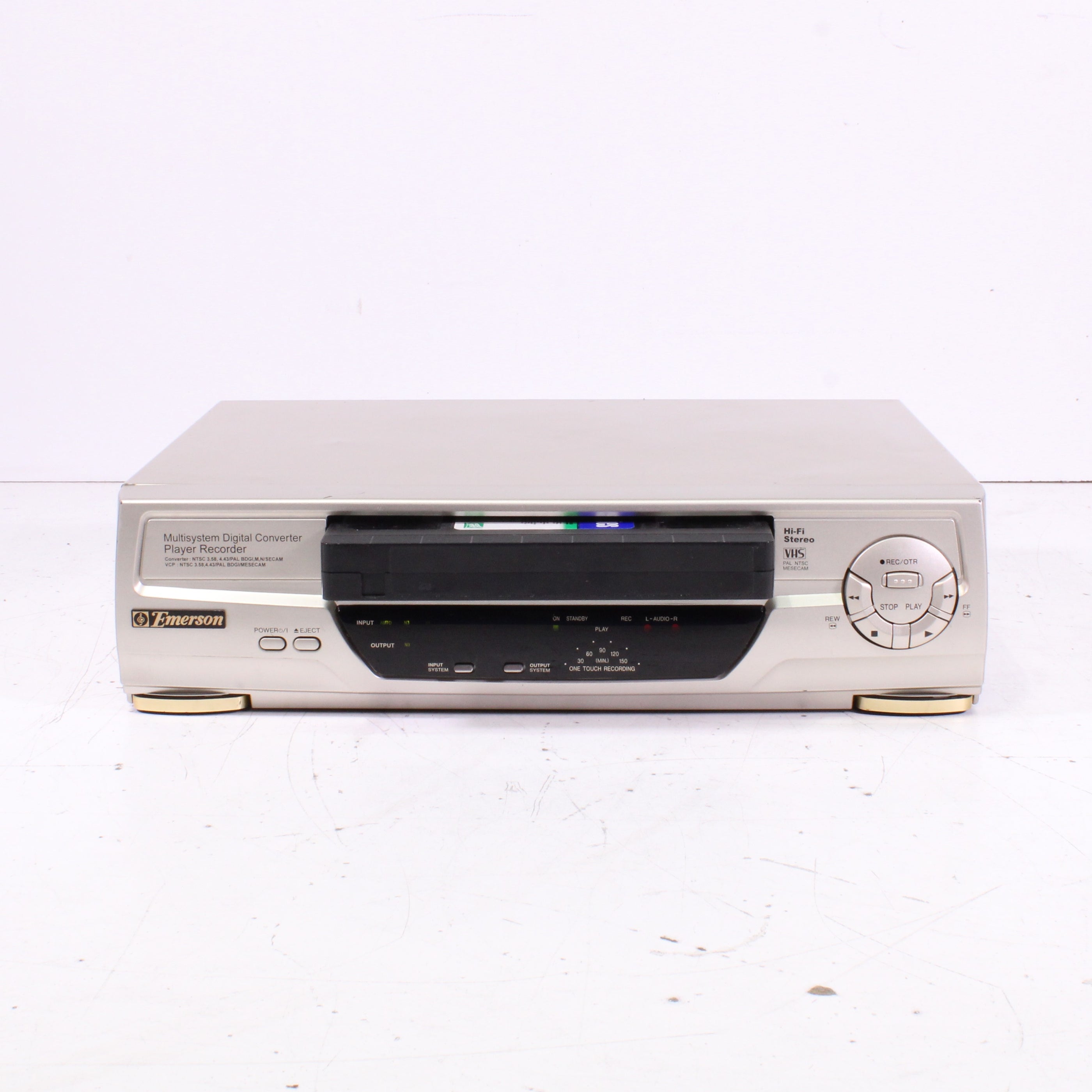 Emerson EWW‑7000 Multisystem Hi-Fi VHS VCR with Built-in Format Conver ...