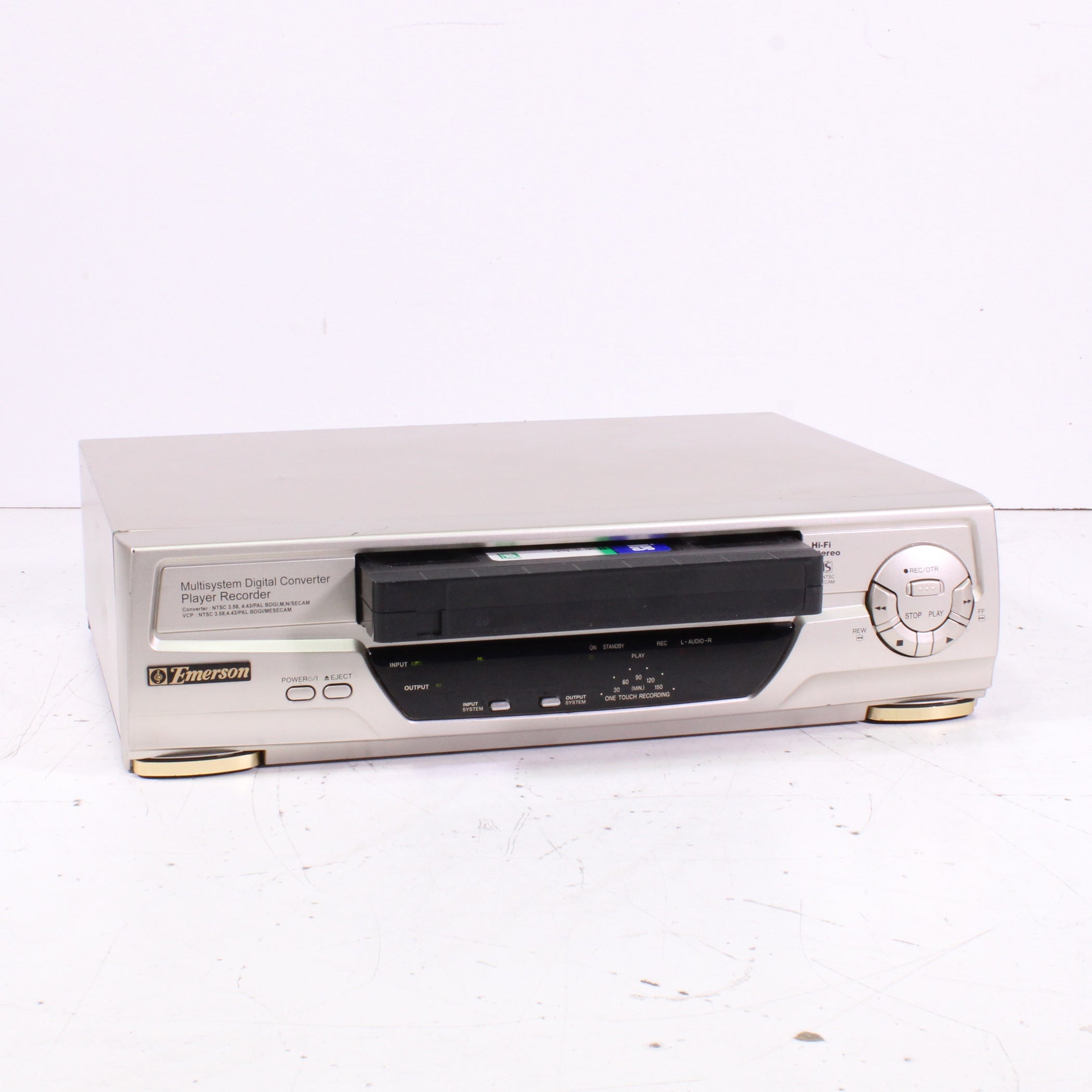 Emerson EWW‑7000 Multisystem Hi-Fi VHS VCR with Built-in Format Conver ...