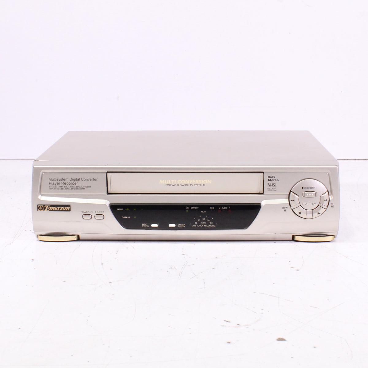 Emerson EWW‑7000 Multisystem Hi-Fi VHS VCR with Built-in Format Conver ...